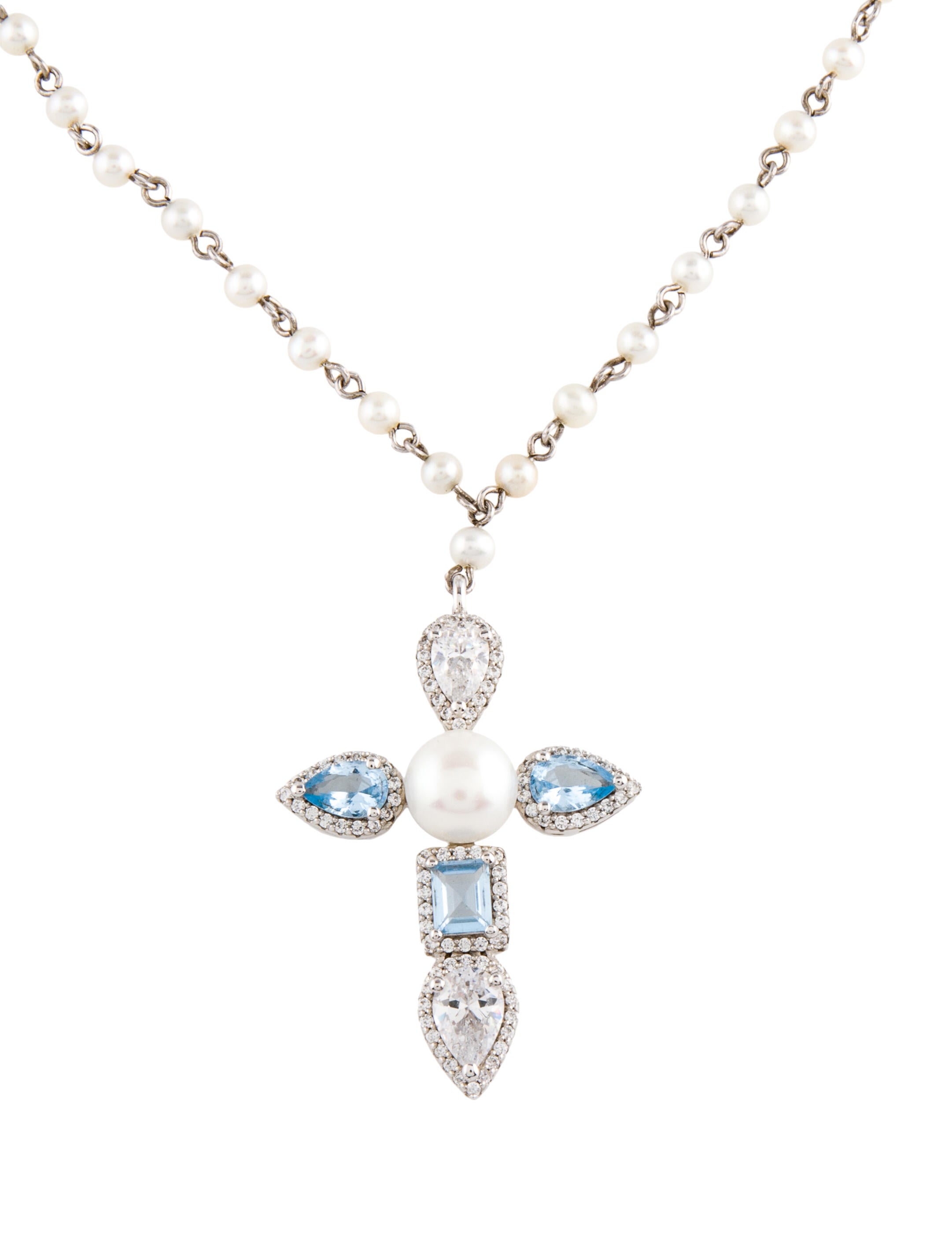 APM Monaco Cubic Zirconia Star Adjustable Pendant Necklace - Sterling ...