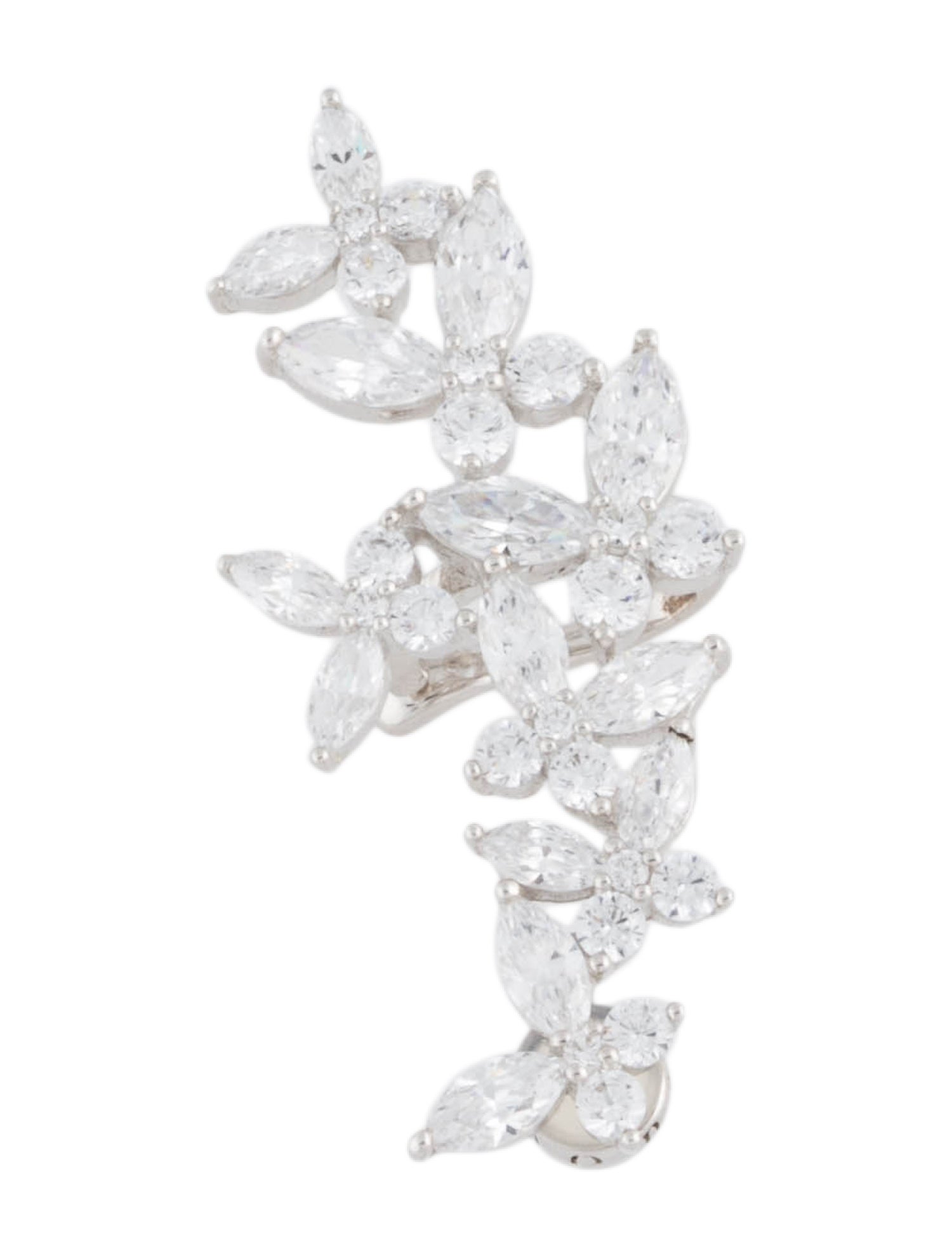 APM Monaco Asymmetric Butterfly Stud & Ear Cuff - Sterling Silver Ear ...