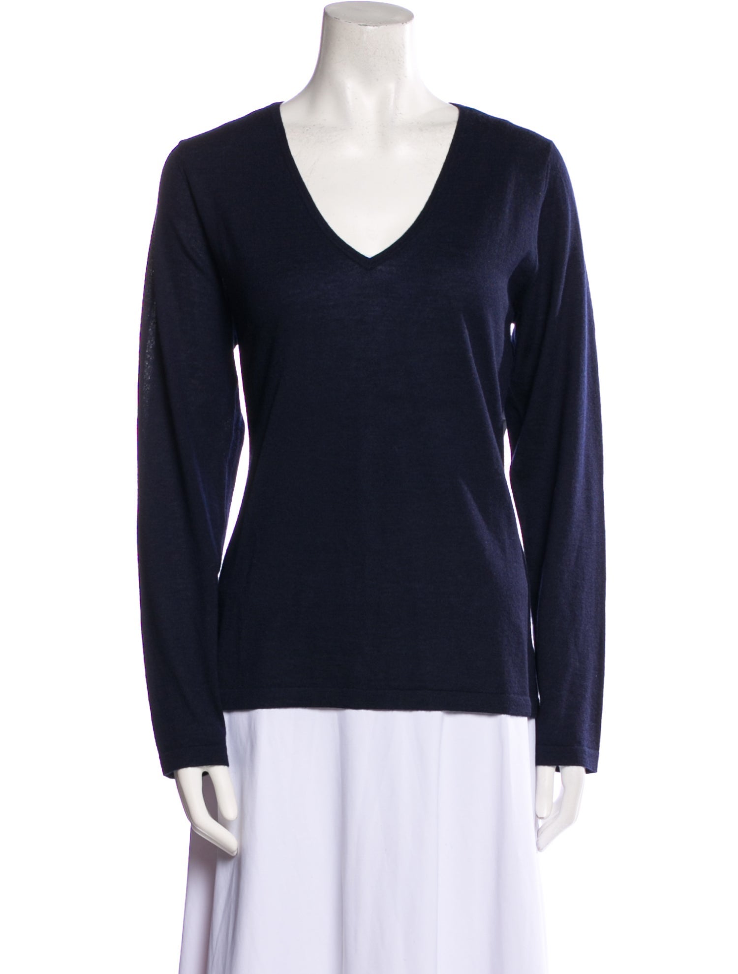 Arch4 Cashmere V-Neck Sweater w/ Tags - Blue Knitwear, Clothing ...