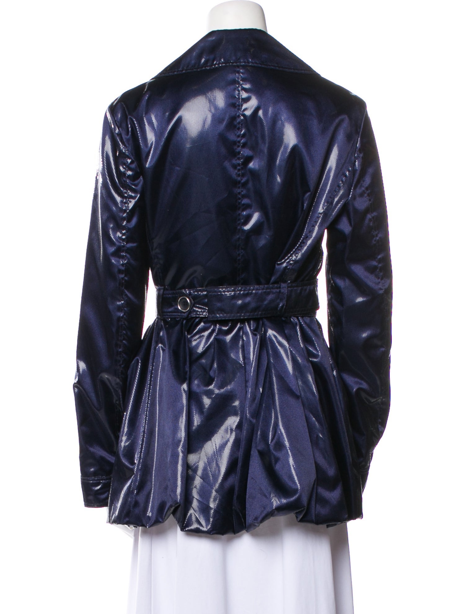 Armani Collezioni Trench Coat - Blue Coats, Clothing - ARR80996 | The ...