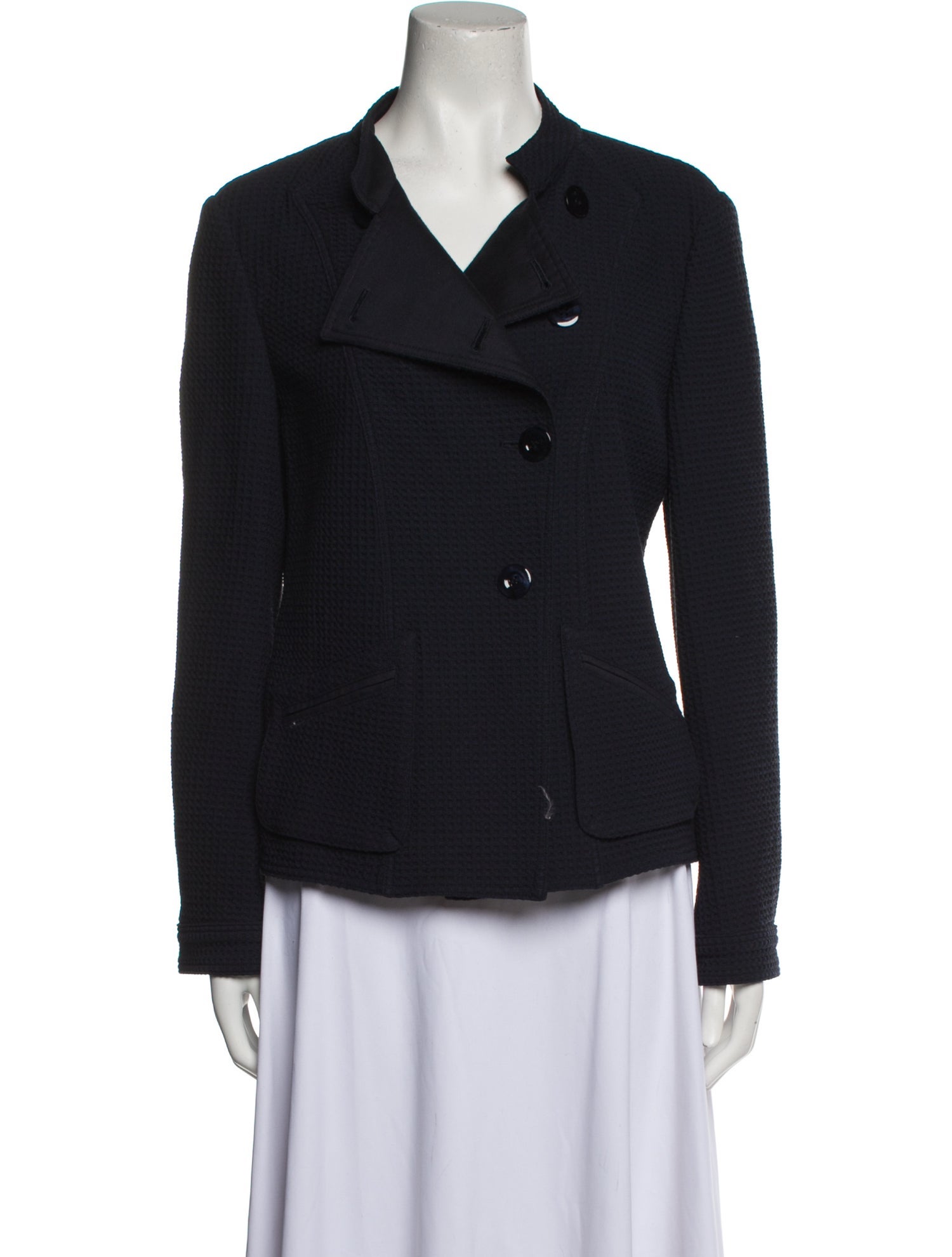 Armani Collezioni Wool Blazer - Blue Jackets, Clothing - ARR90814 | The ...