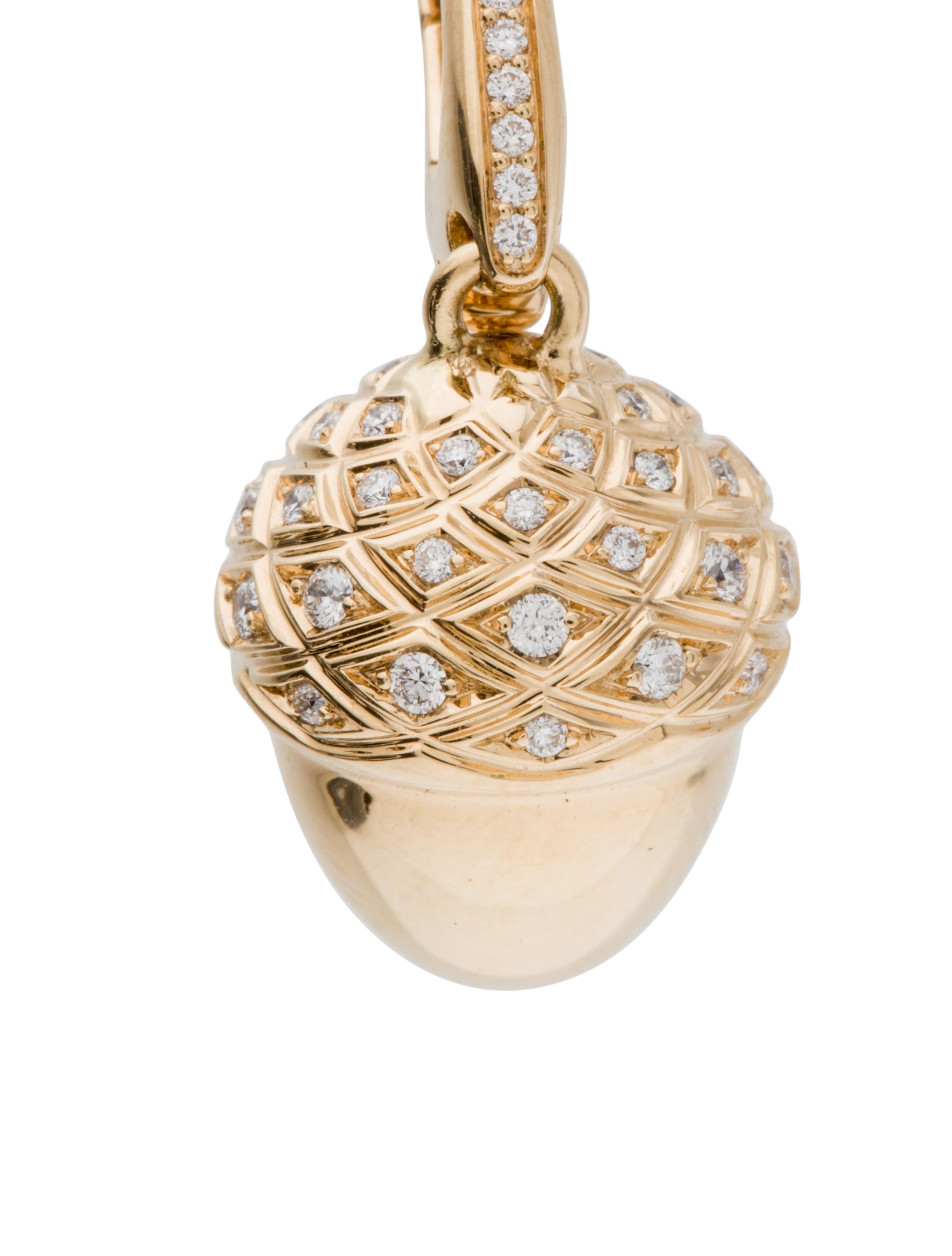 Asprey Diamond Acorn Charm - Charms - ASP20254 | The RealReal