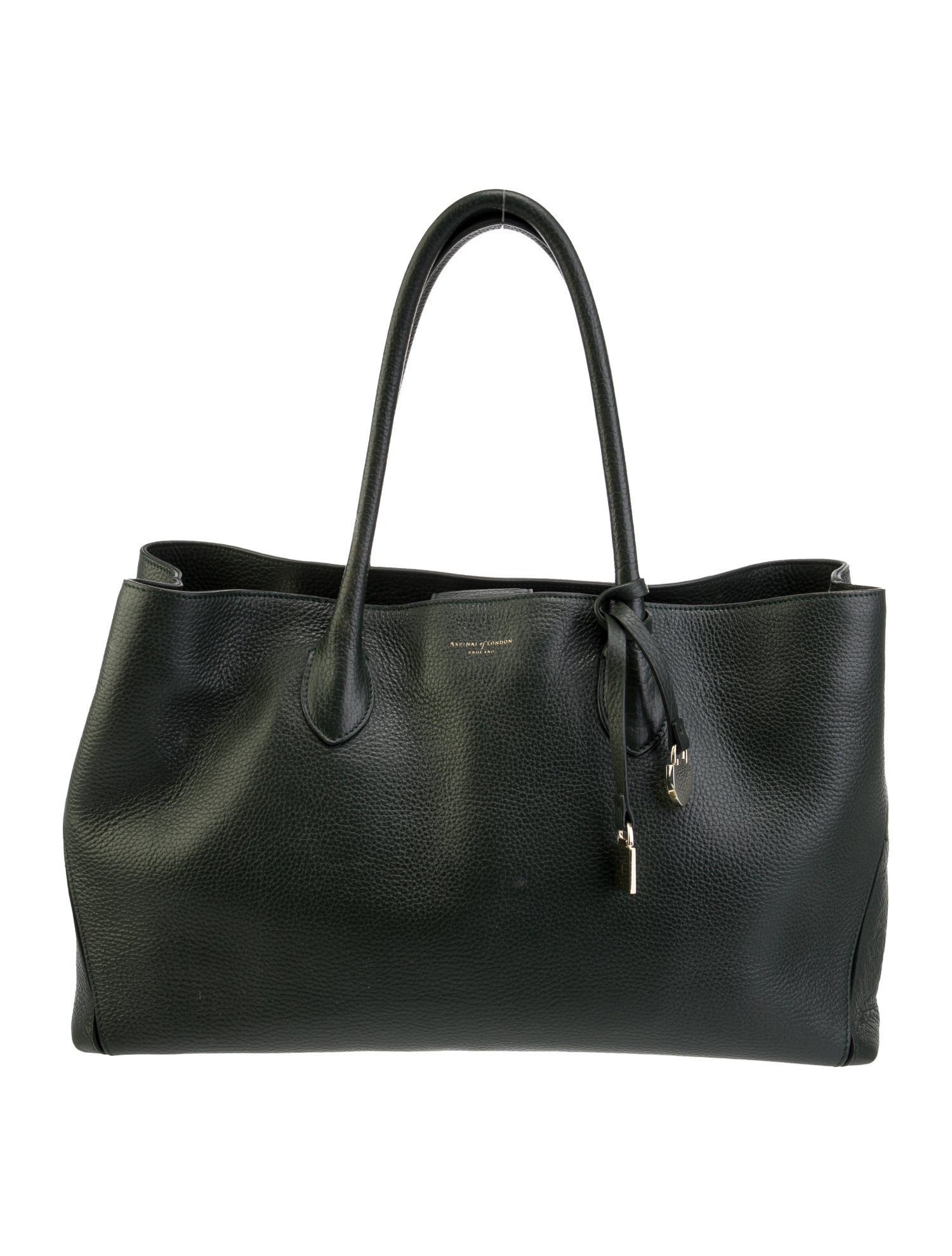 Aspinal of London Leather Tote - Green Totes, Handbags - ASPIN20910 ...