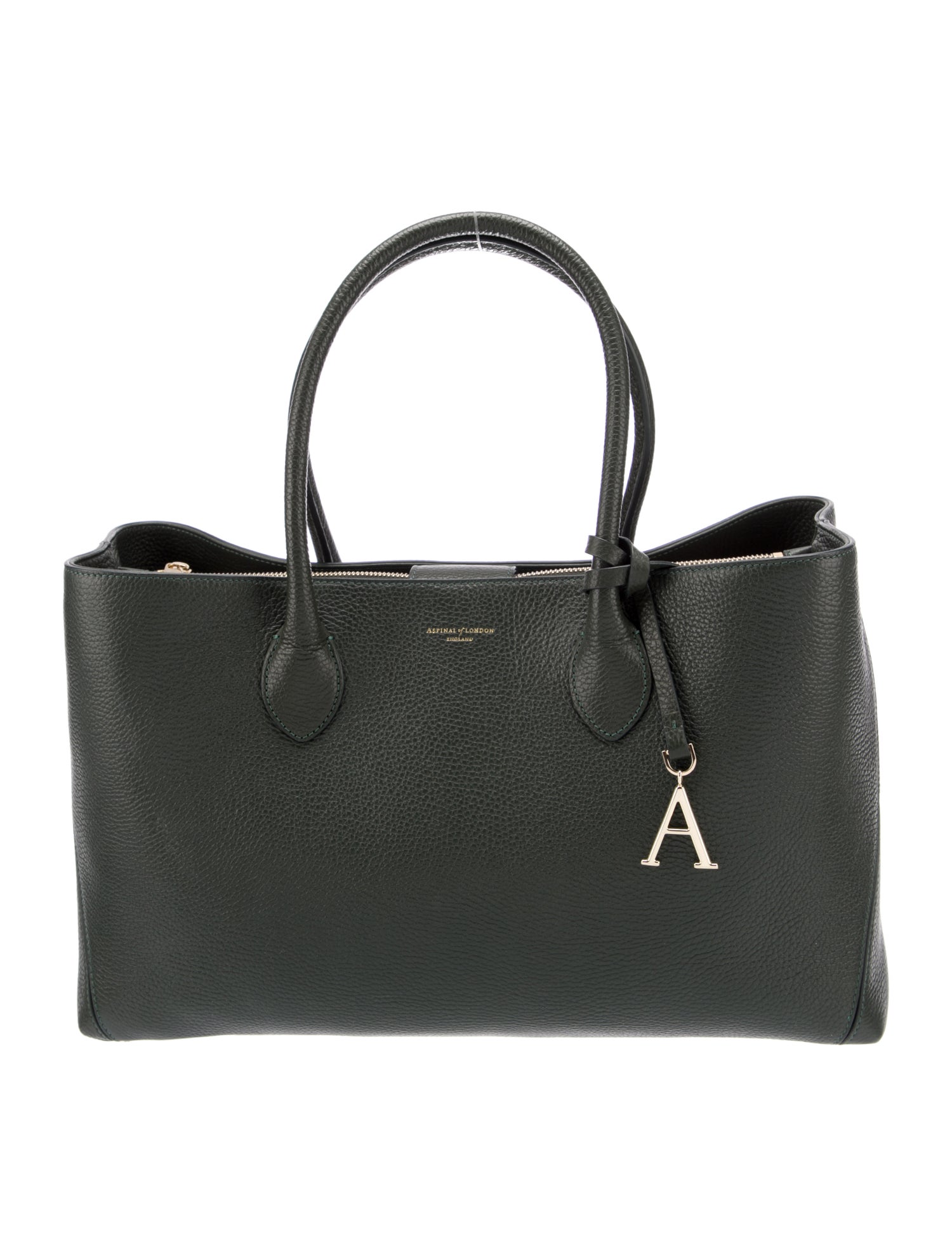 Aspinal of London Leather Tote - Green Totes, Handbags - ASPIN21134 ...