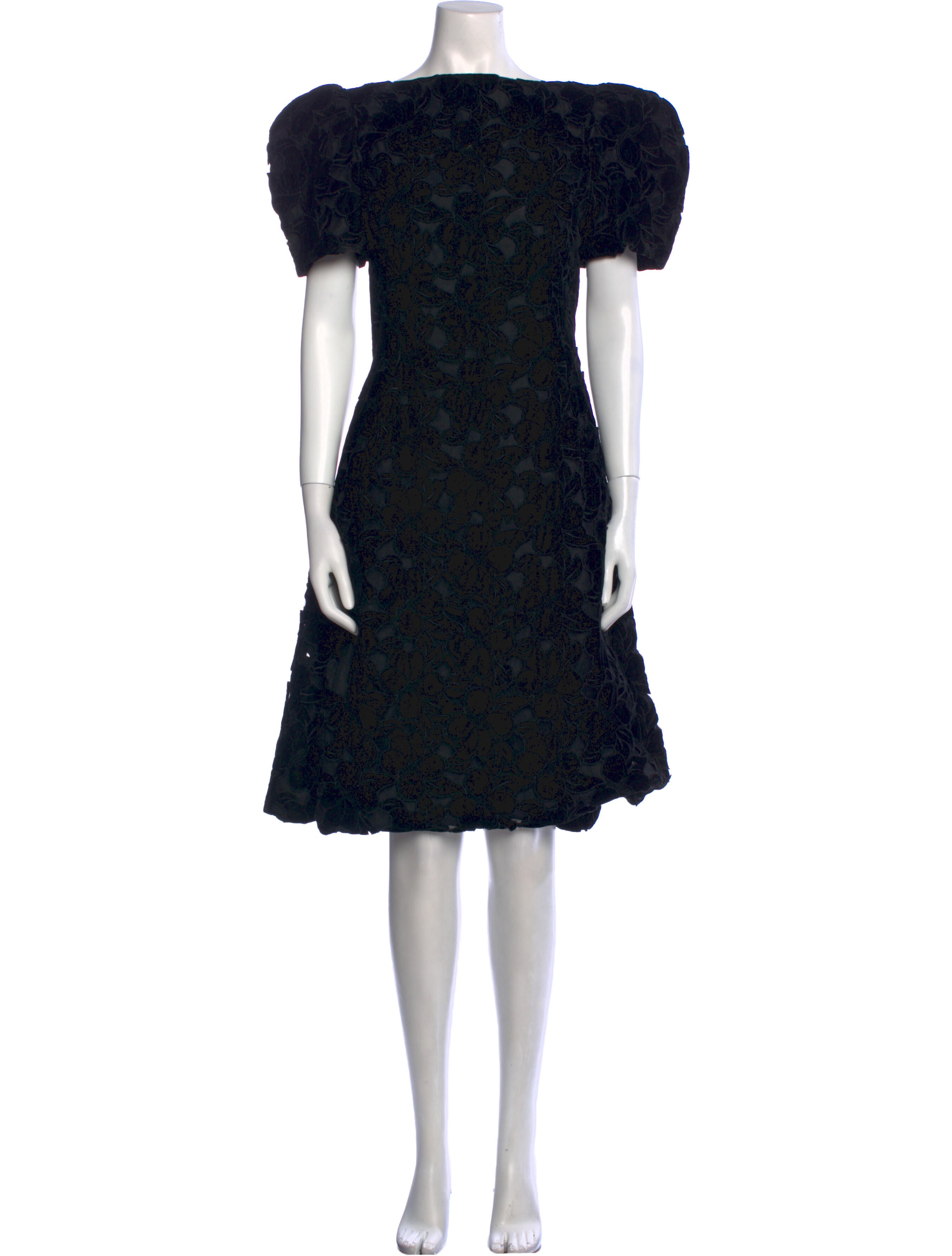 Arnold Scaasi Vintage Knee-Length Dress - Black Dresses, Clothing ...