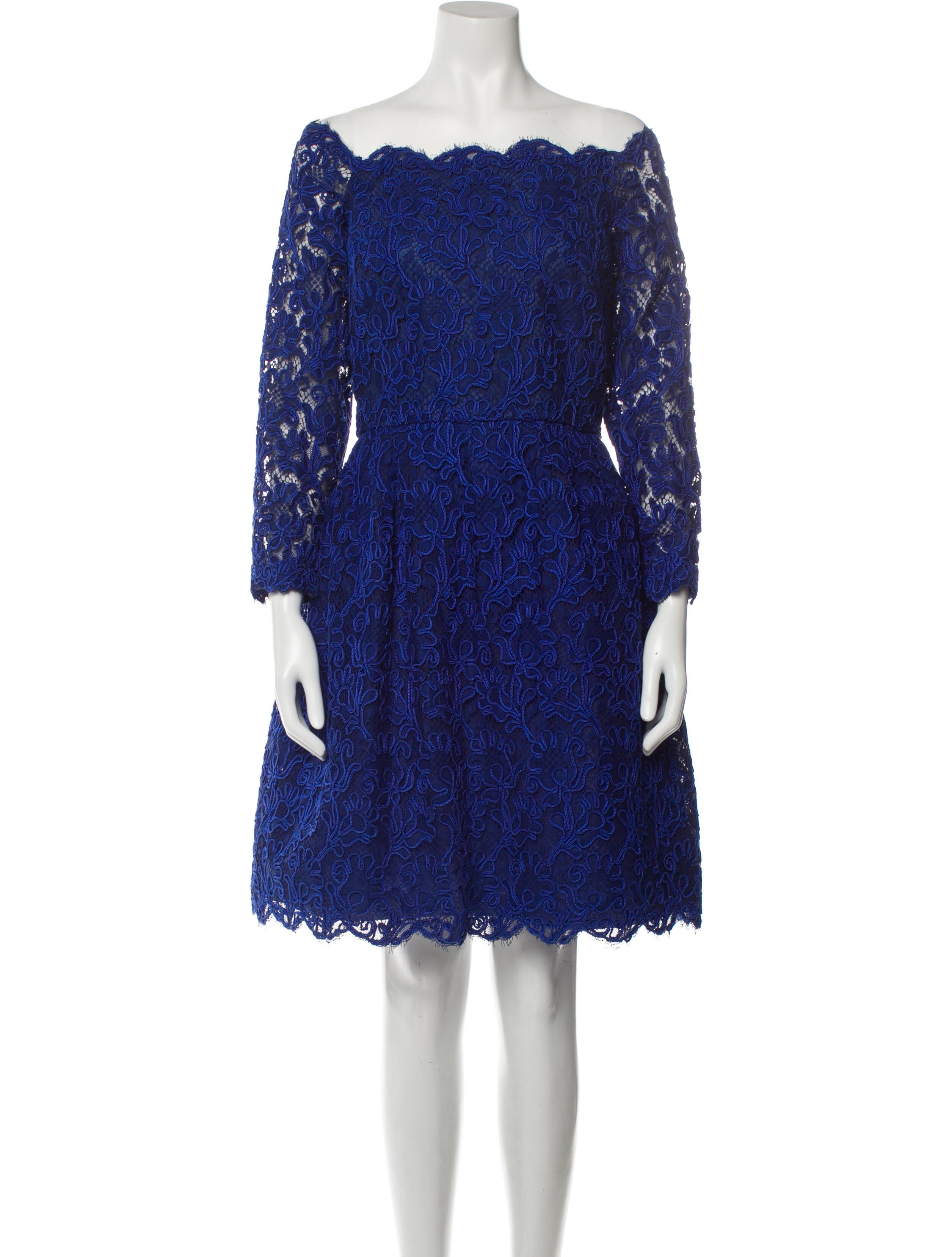 Arnold Scaasi Vintage Mini Dress - Blue Dresses, Clothing - ASRCN20320 ...