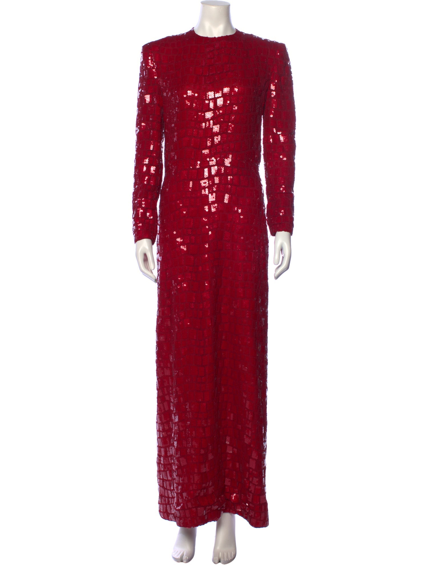 Arnold Scaasi Vintage Long Dress - Red Dresses, Clothing - ASRCN20344 ...
