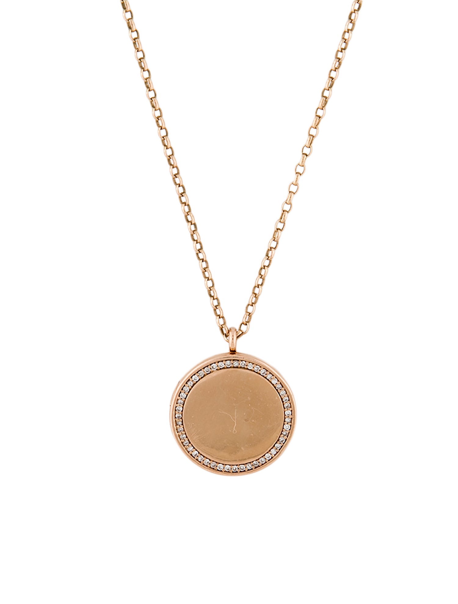 Astley Clarke 14K Diamond Cosmos Medium Locket Necklace - Pendant ...