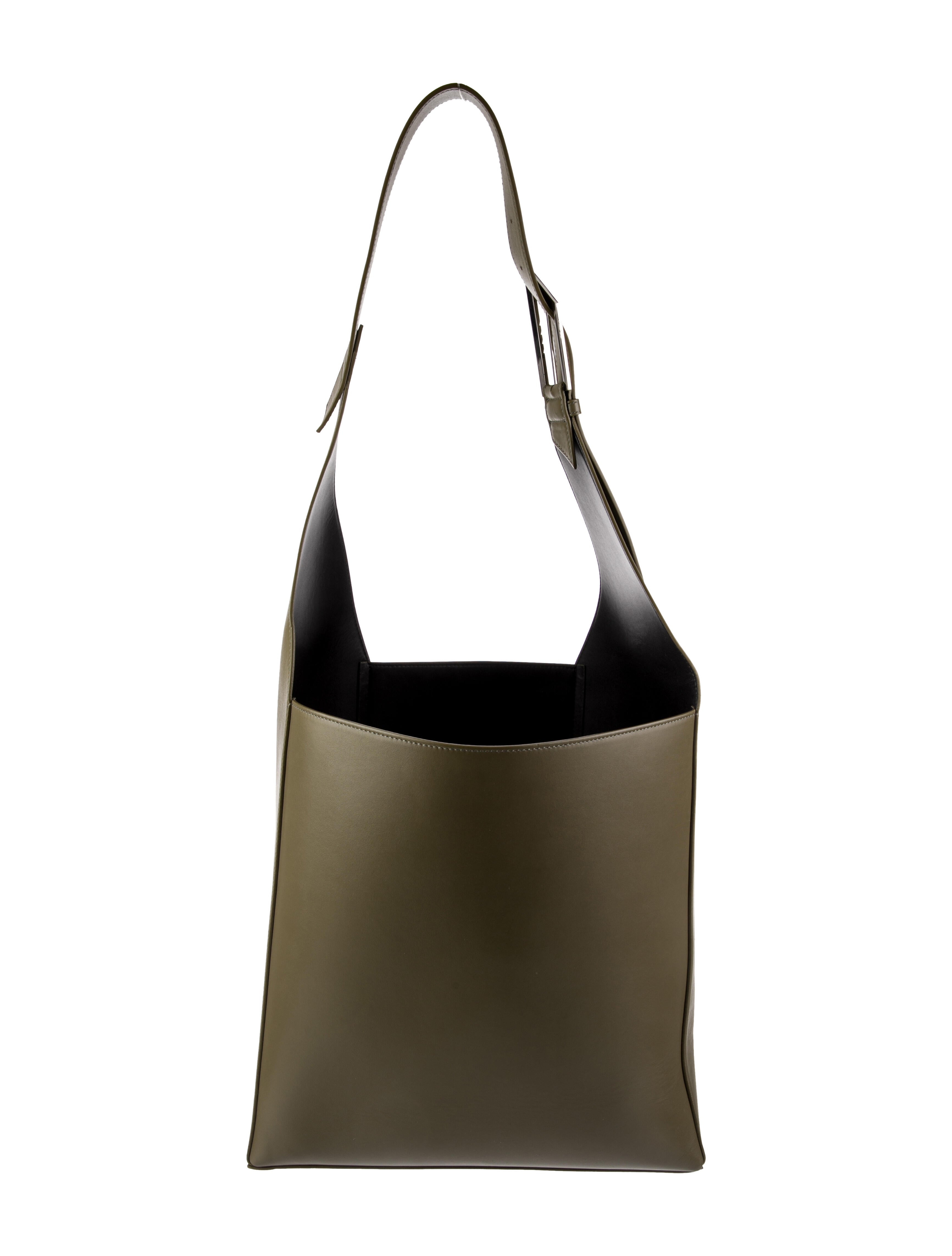 Attico Solid Leather Hobo Bag - Green Hobos, Handbags - ATTCO26336 ...