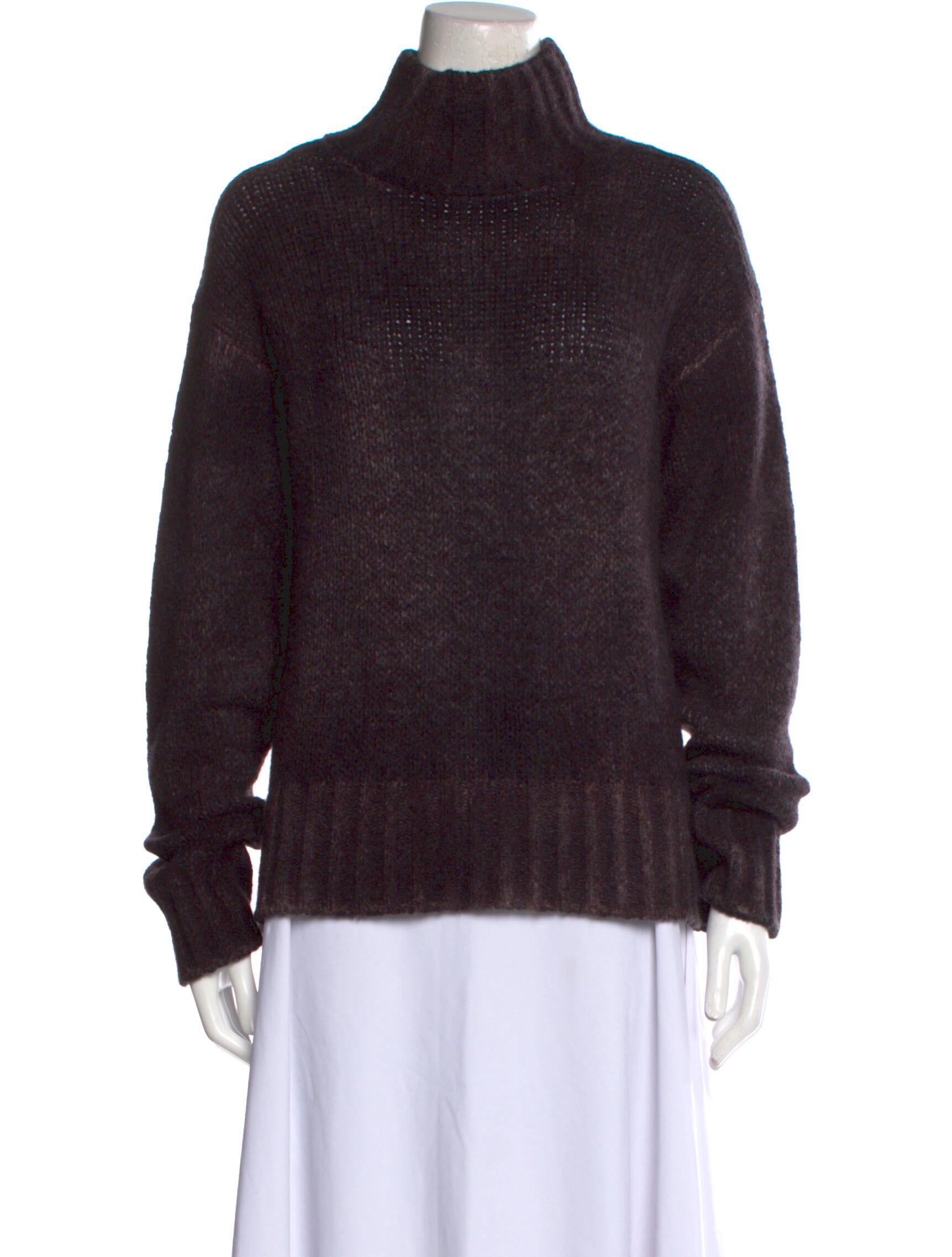 Avant Toi Cashmere Turtleneck Sweater - Grey Knitwear, Clothing ...