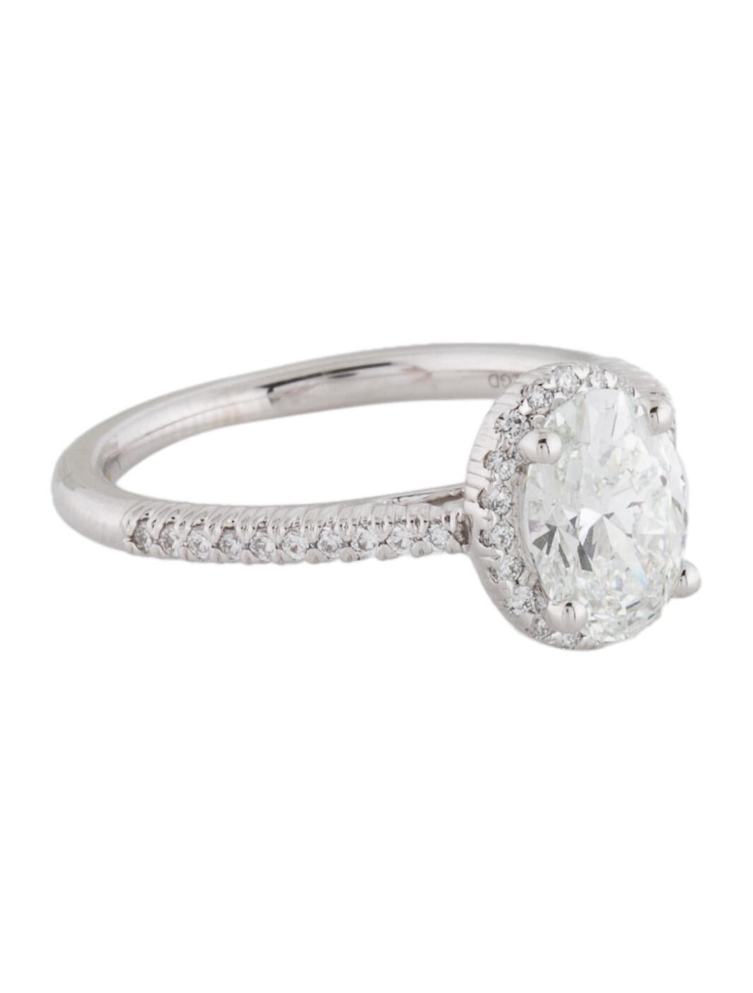 Ring Platinum 5.01ct Lab-Grown Diamond Engagement Ring - 950 Platinum ...