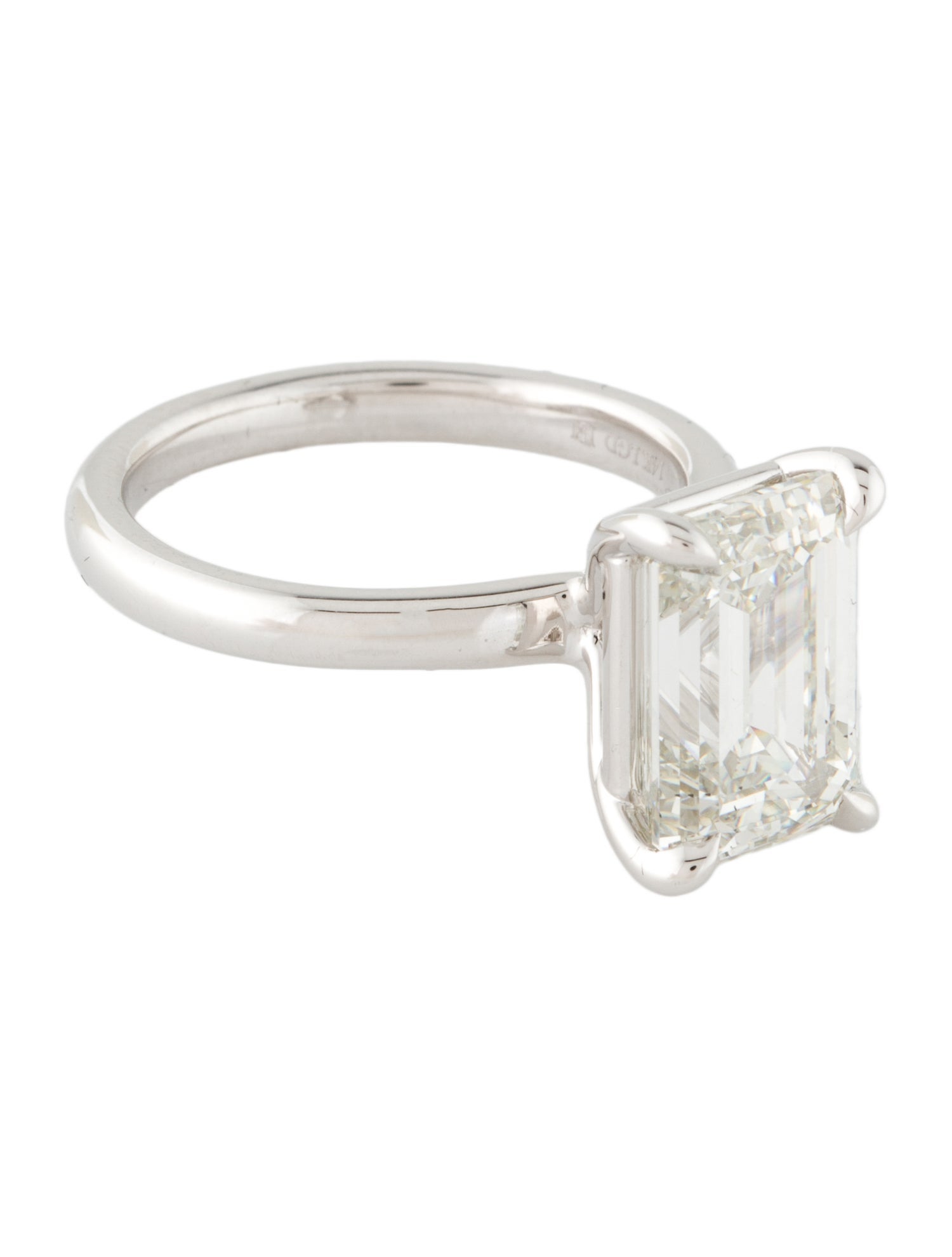 Badgley Mischka 14K 5.11ct Lab-Grown Diamond Solitaire Engagement Ring ...