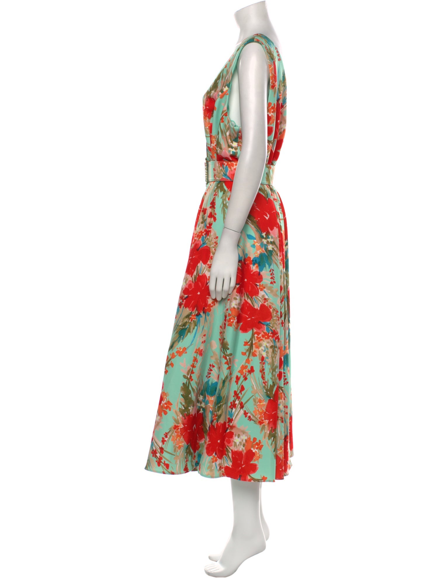 Lafayette 148 Floral Print Long Dress - Yellow Dresses, Clothing ...