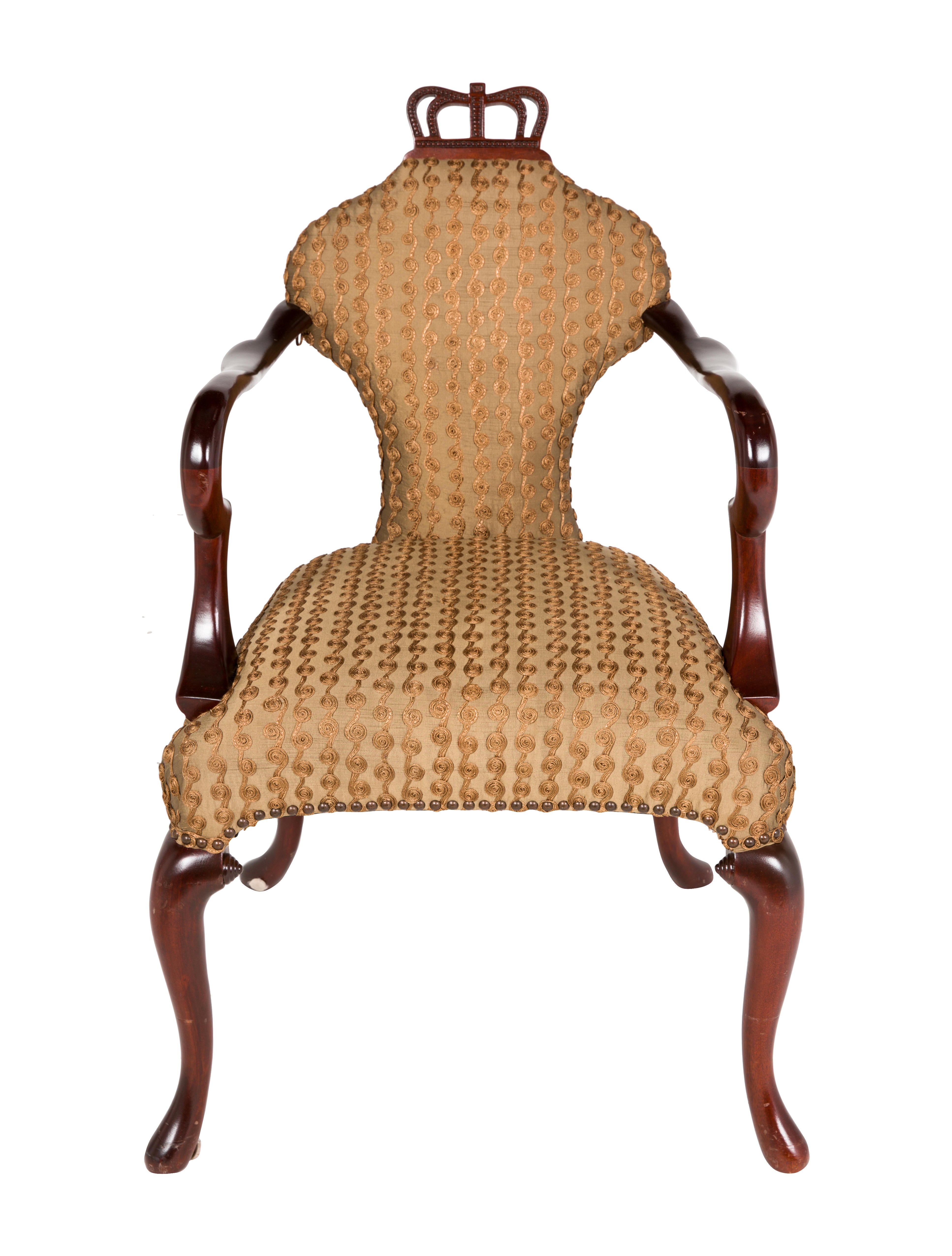 Baker Queen Anne Armchair - Brown Office, Furniture - BAKER20109 | The ...
