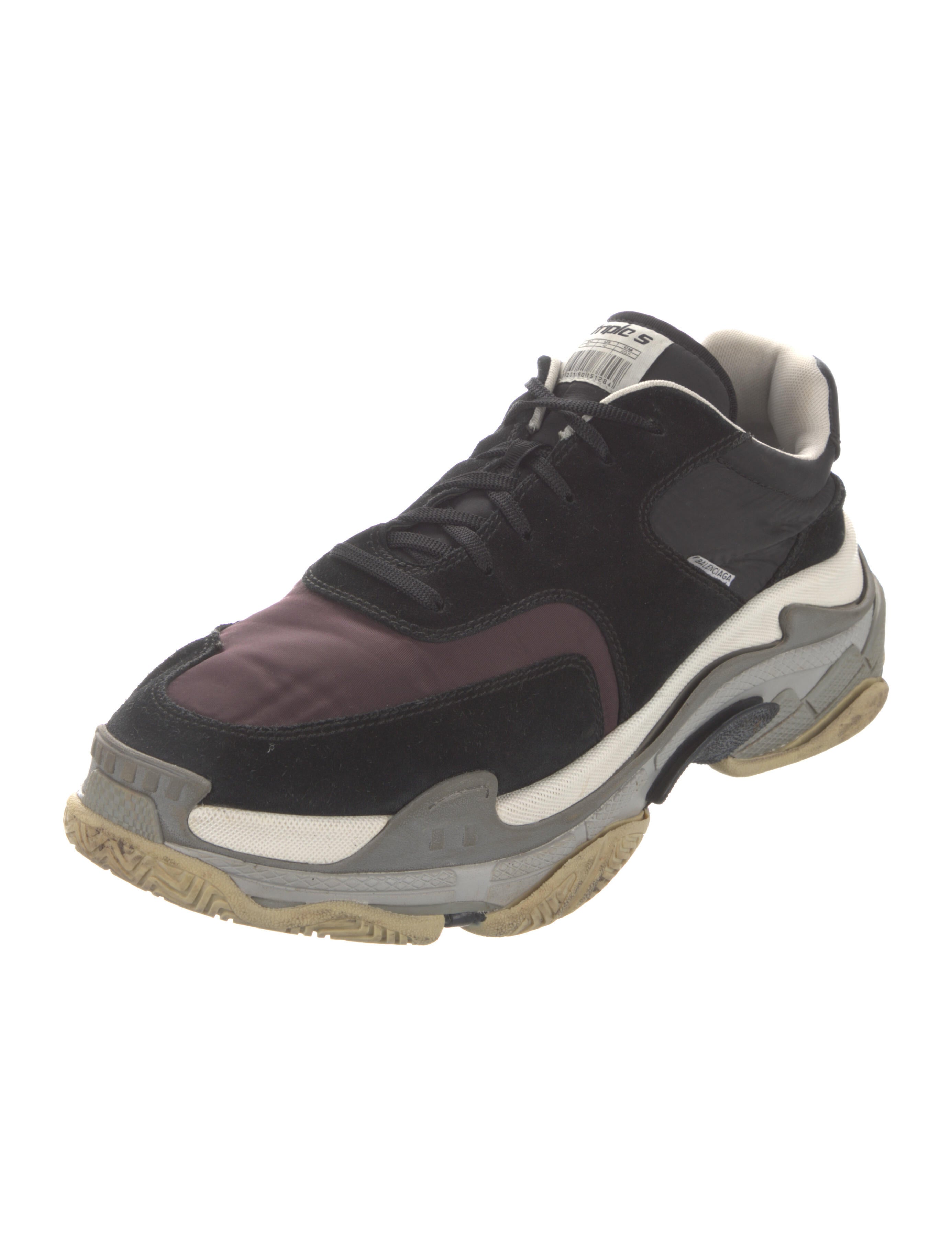 Balenciaga Triple S 2.0 Sneakers - Black Sneakers, Shoes - BAL190183 ...