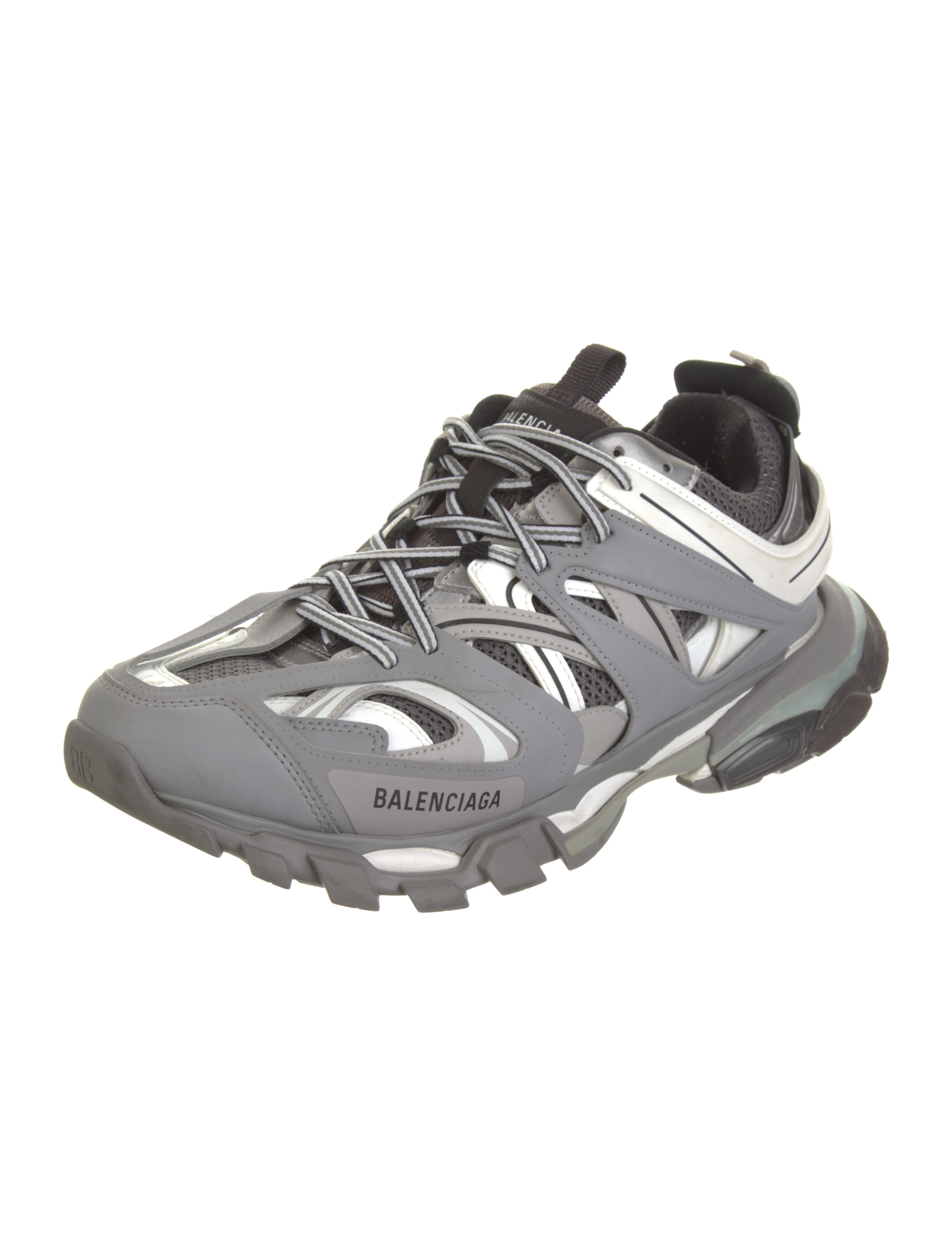 Balenciaga Track Sneakers - Grey Sneakers, Shoes - BAL190467 | The RealReal