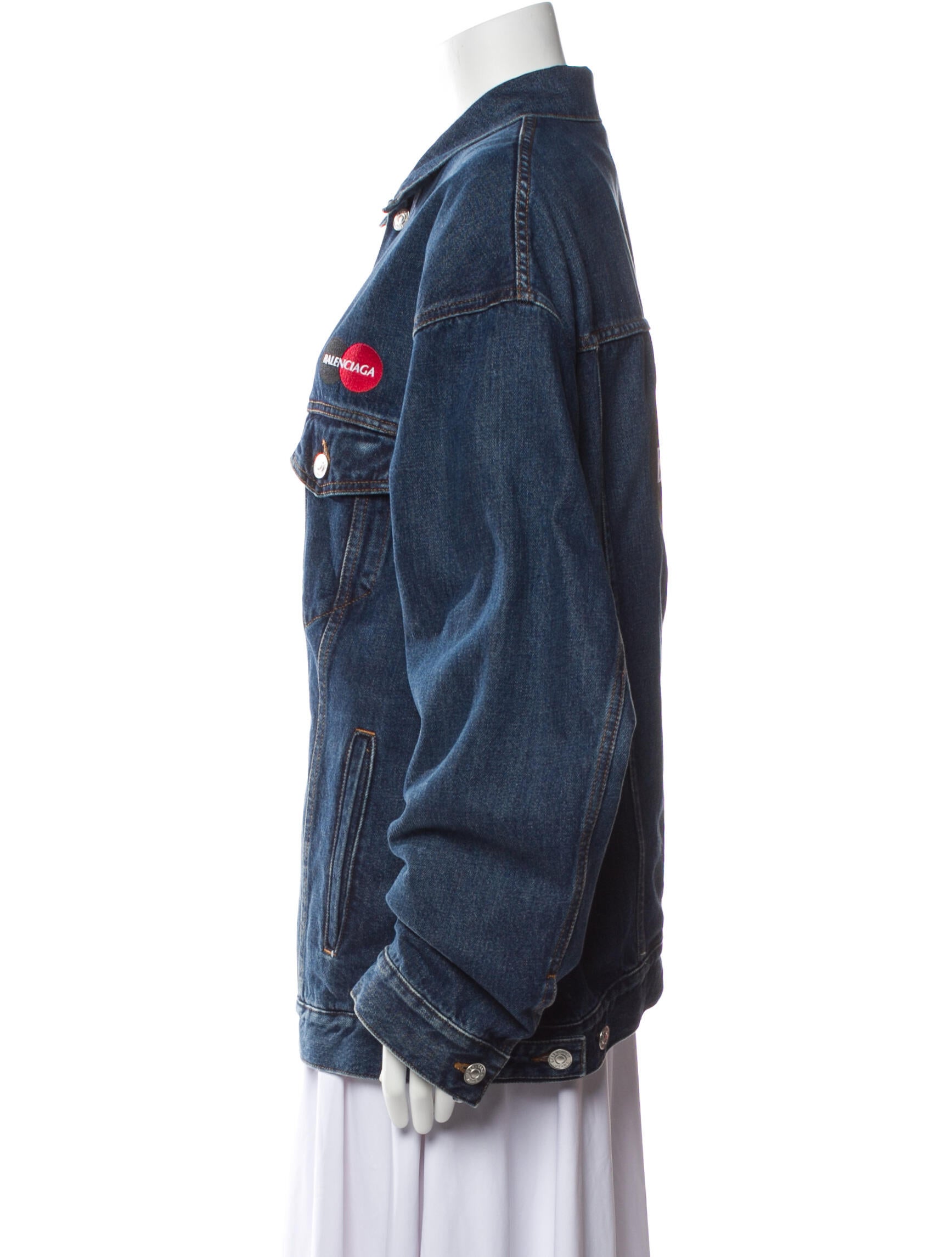 Balenciaga 2010 Lambskin Biker Jacket - Blue Jackets, Clothing ...