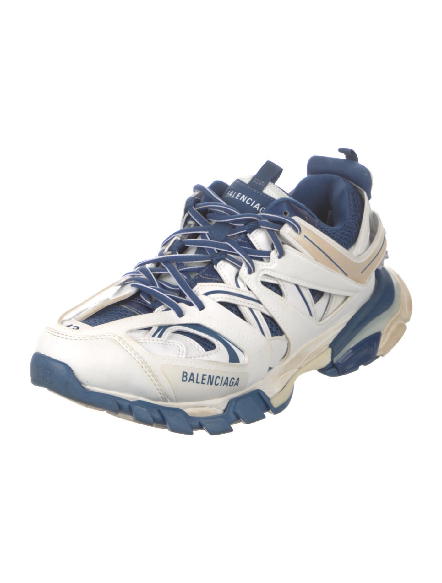 Balenciaga Track Chunky Sneakers - Blue Sneakers, Shoes - BAL195416 ...