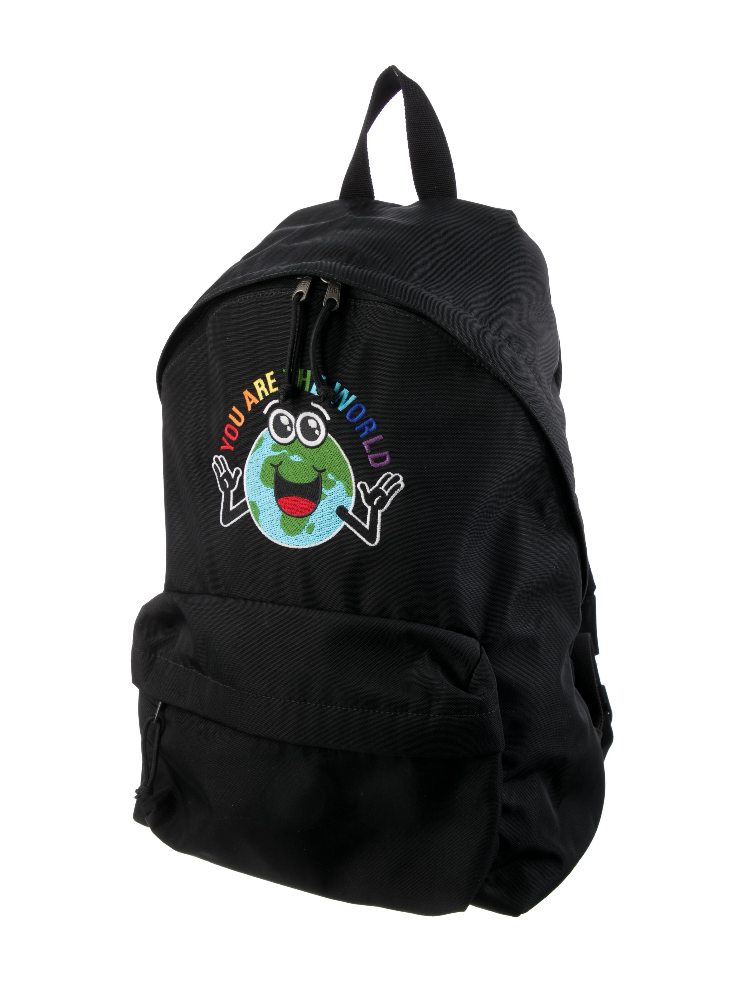 Balenciaga You Are the World Explorer Backpack - Black Backpacks, Bags ...