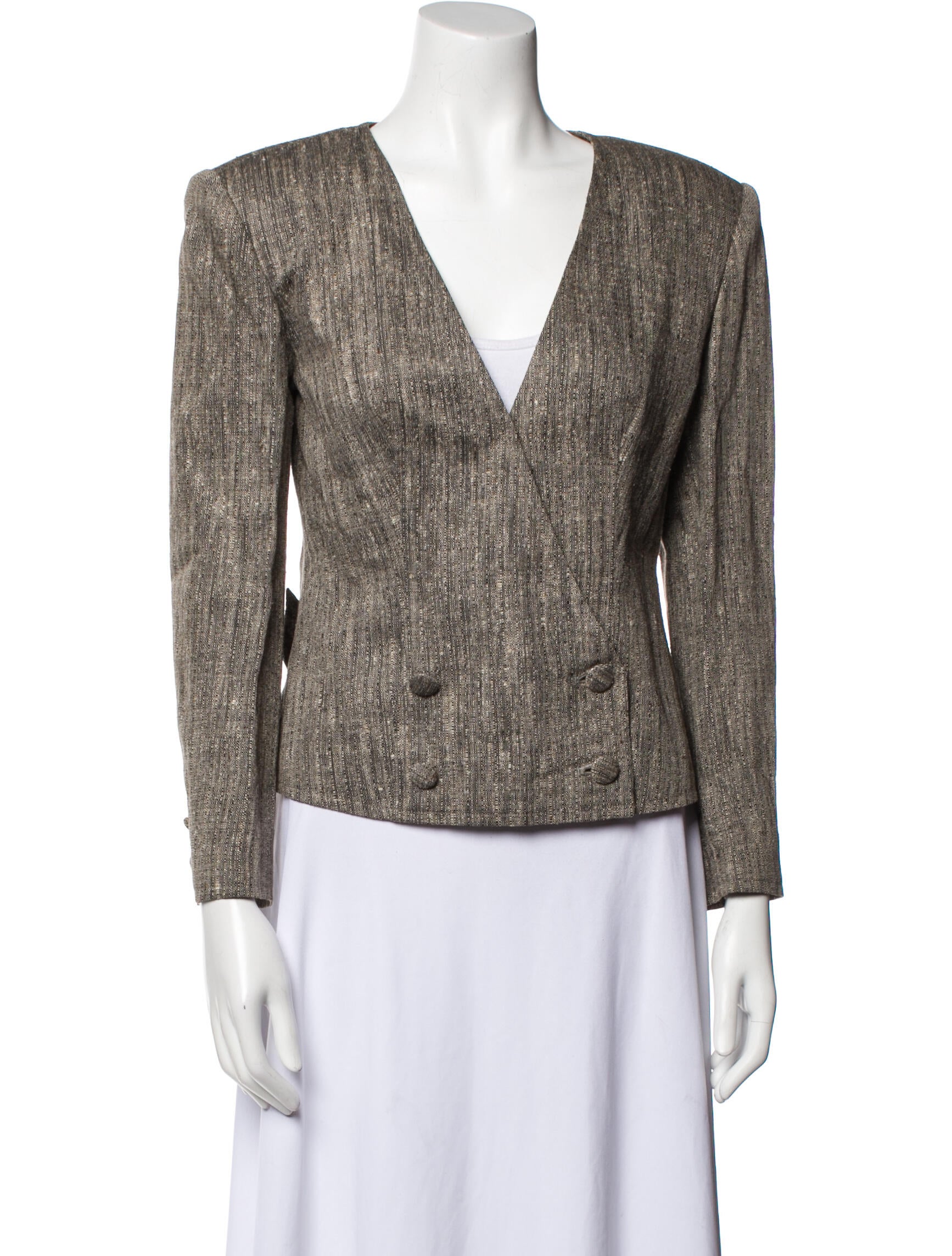 Balenciaga Vintage 1980's Evening Jacket - Brown Jackets, Clothing ...