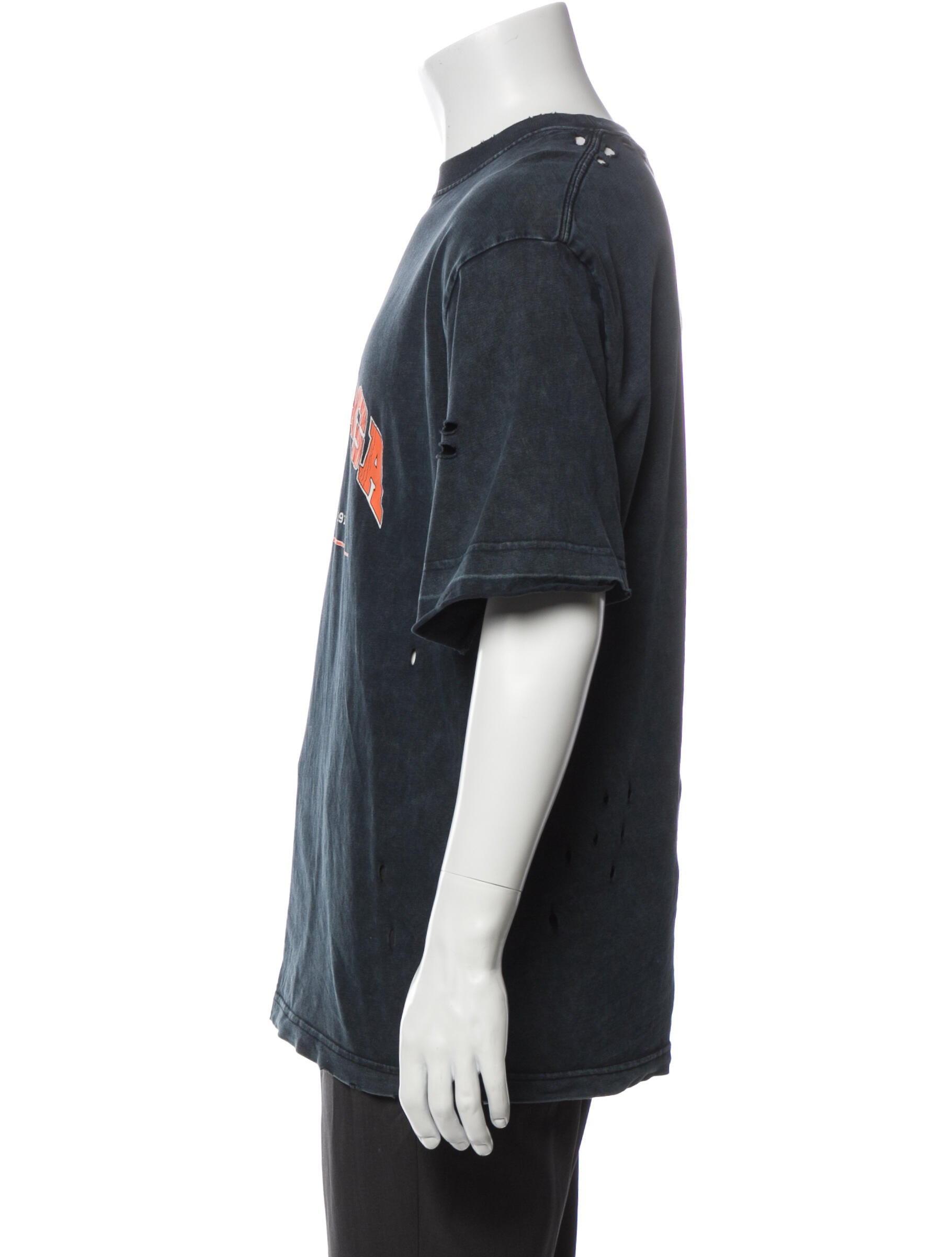 Balenciaga 2021 Maison Fondee T-Shirt - Grey T-Shirts, Clothing ...