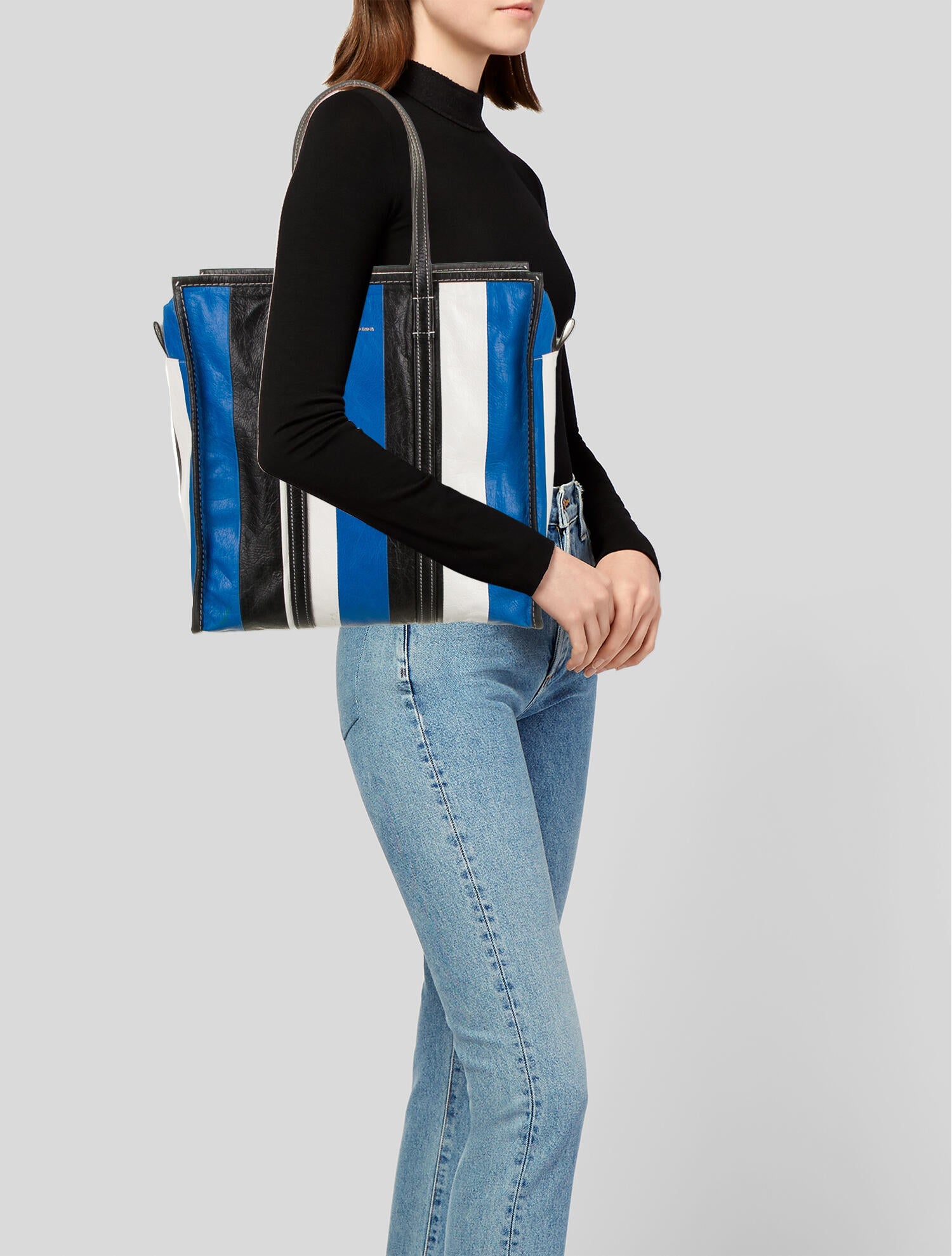 Balenciaga Bazaar Shopper M Tote - Black Totes, Handbags - BAL210613 ...