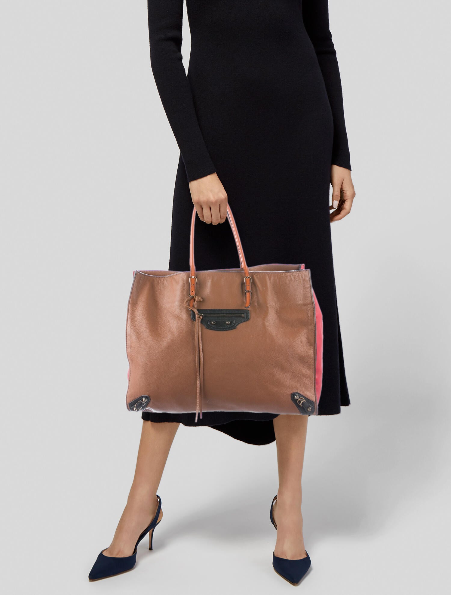 Balenciaga Papier A4 Zip Around Tote - Brown Totes, Handbags ...