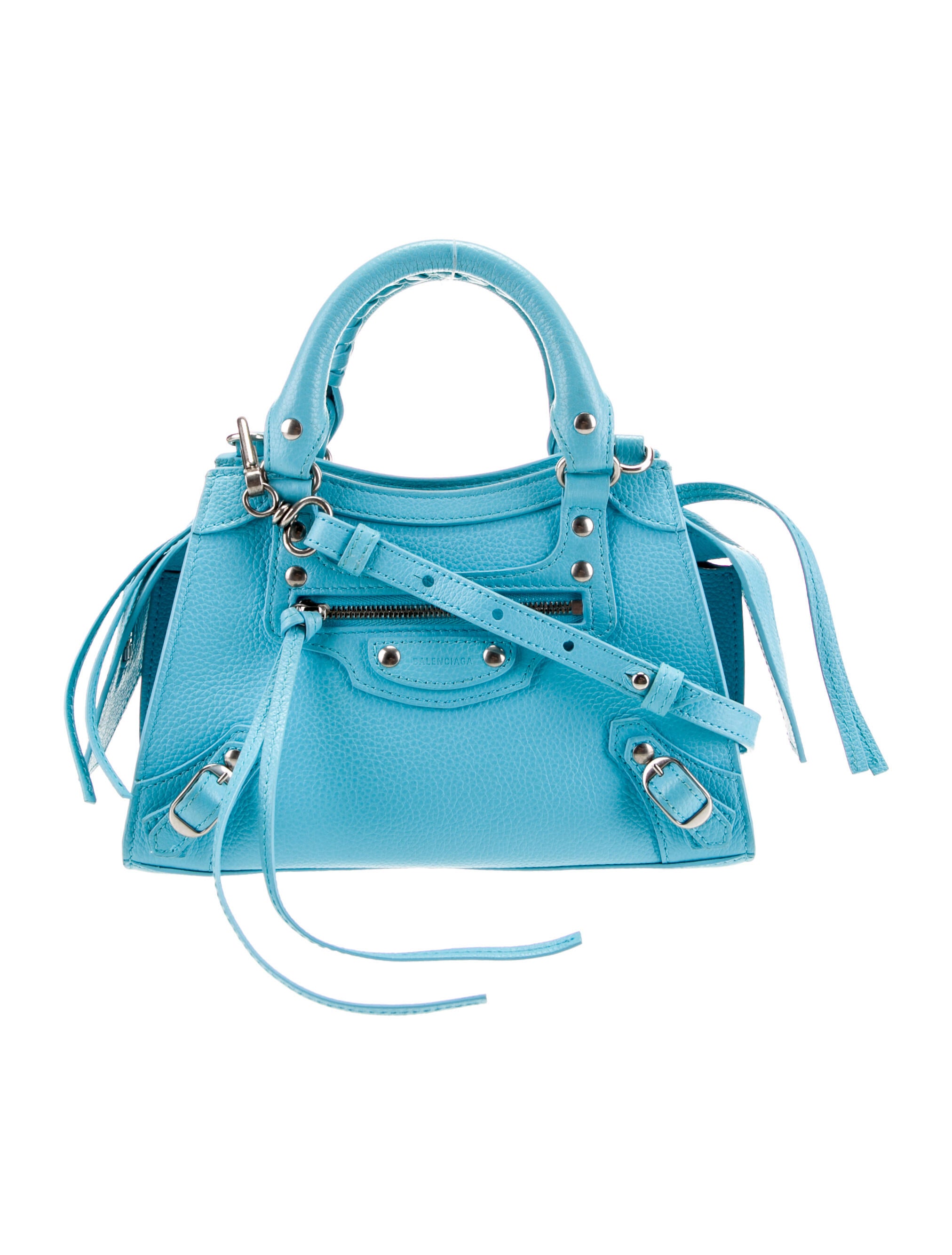 Balenciaga 2021 Neo Classic Mini City Bag - Blue Mini Bags, Handbags ...