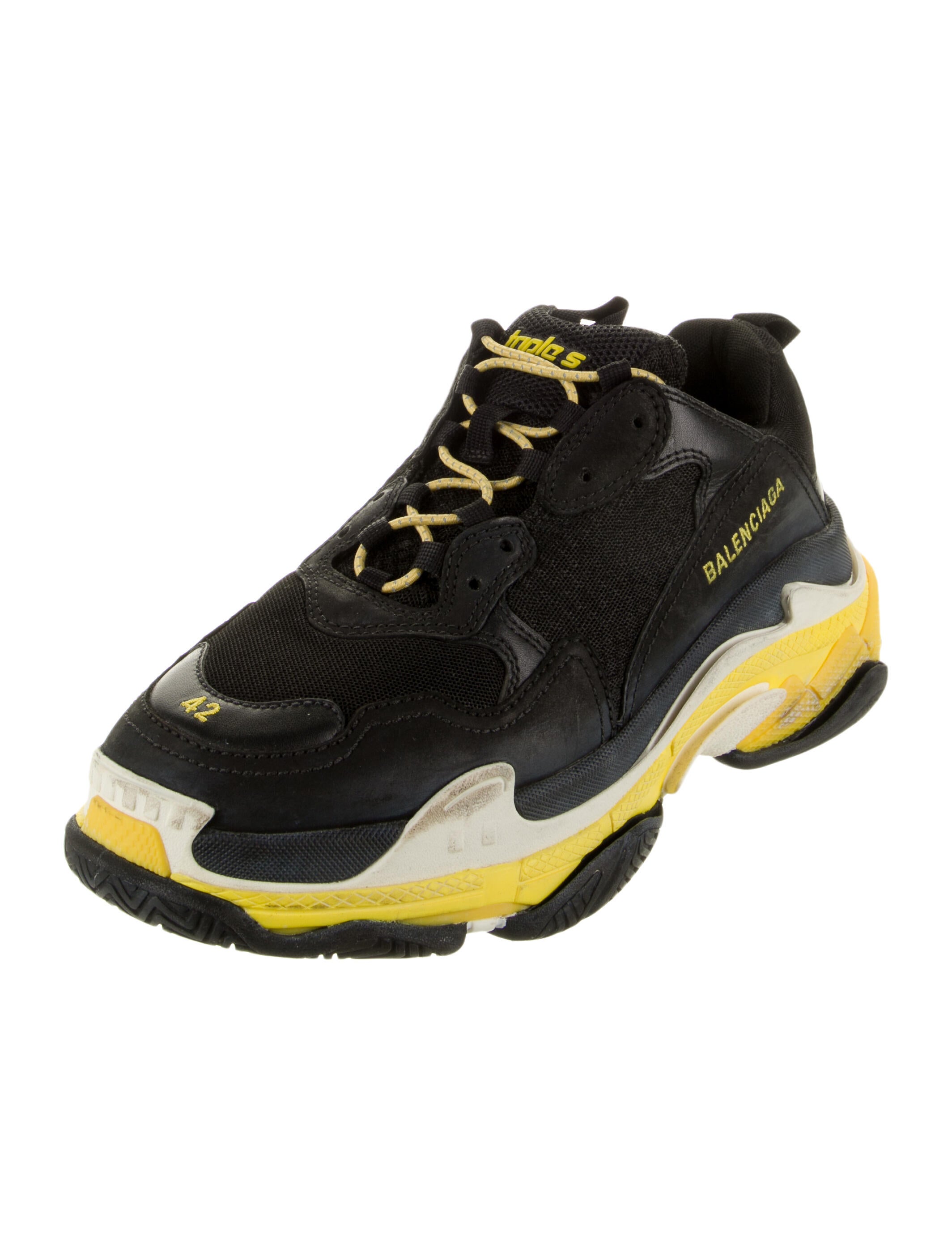 Balenciaga Triple S Sneakers - Black Sneakers, Shoes - BAL249793 | The ...