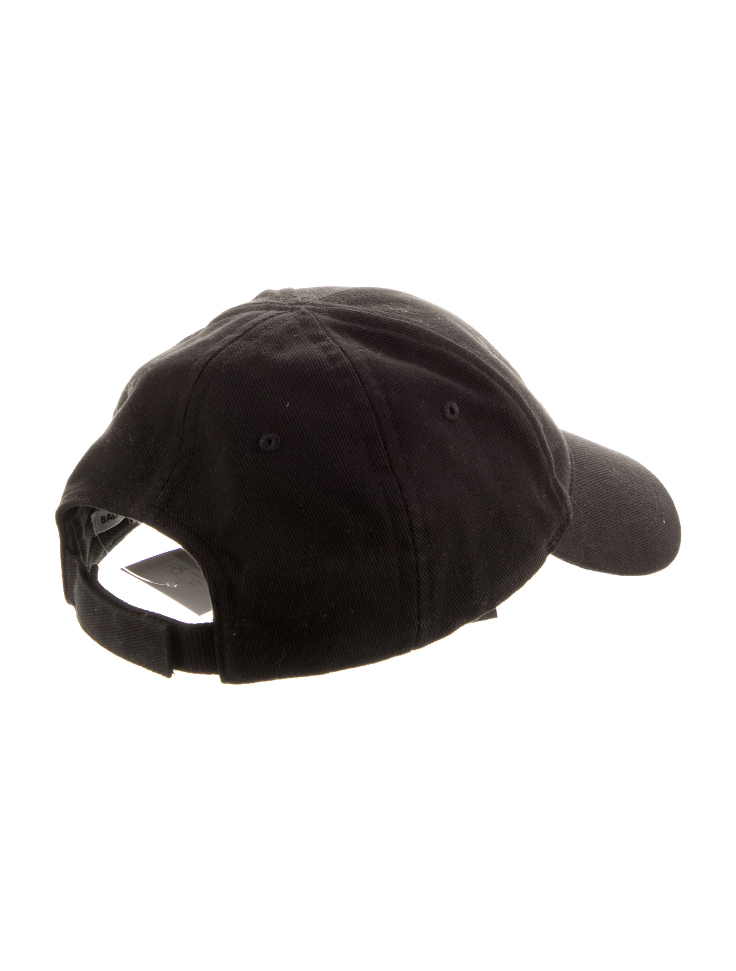 Balenciaga Gaffer Baseball Cap - Black Hats, Accessories - BAL256361 ...