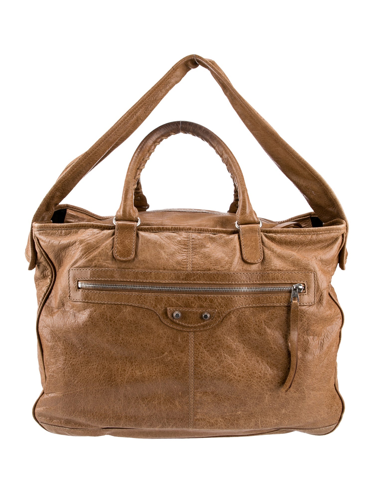 Balenciaga Motocross Classic Bridge Bag - Brown Totes, Handbags ...