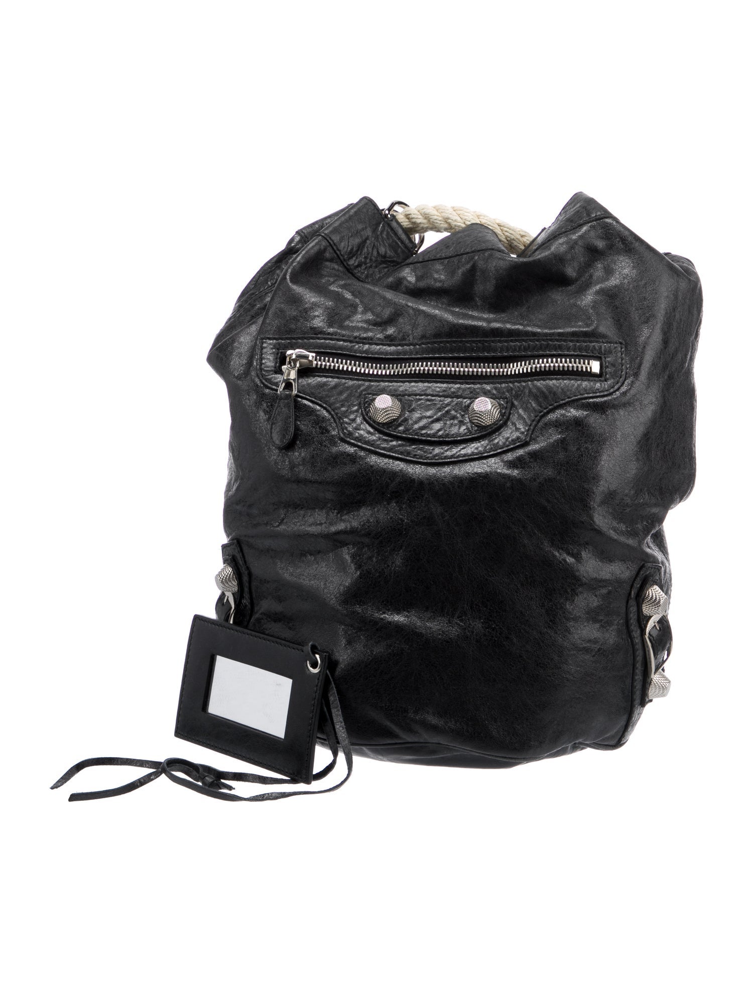 Balenciaga Motocross Giant 21 Rope Backpack - Black Backpacks, Handbags ...