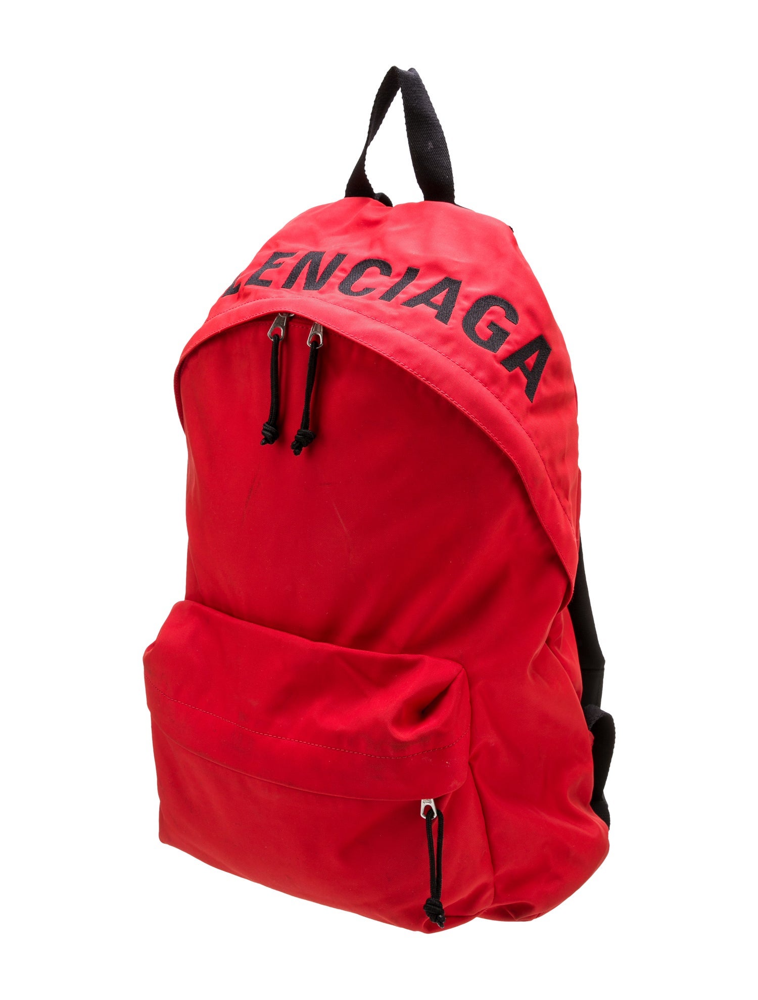 Balenciaga Logo Wheel Backpack - Red Backpacks, Handbags - BAL260696 ...