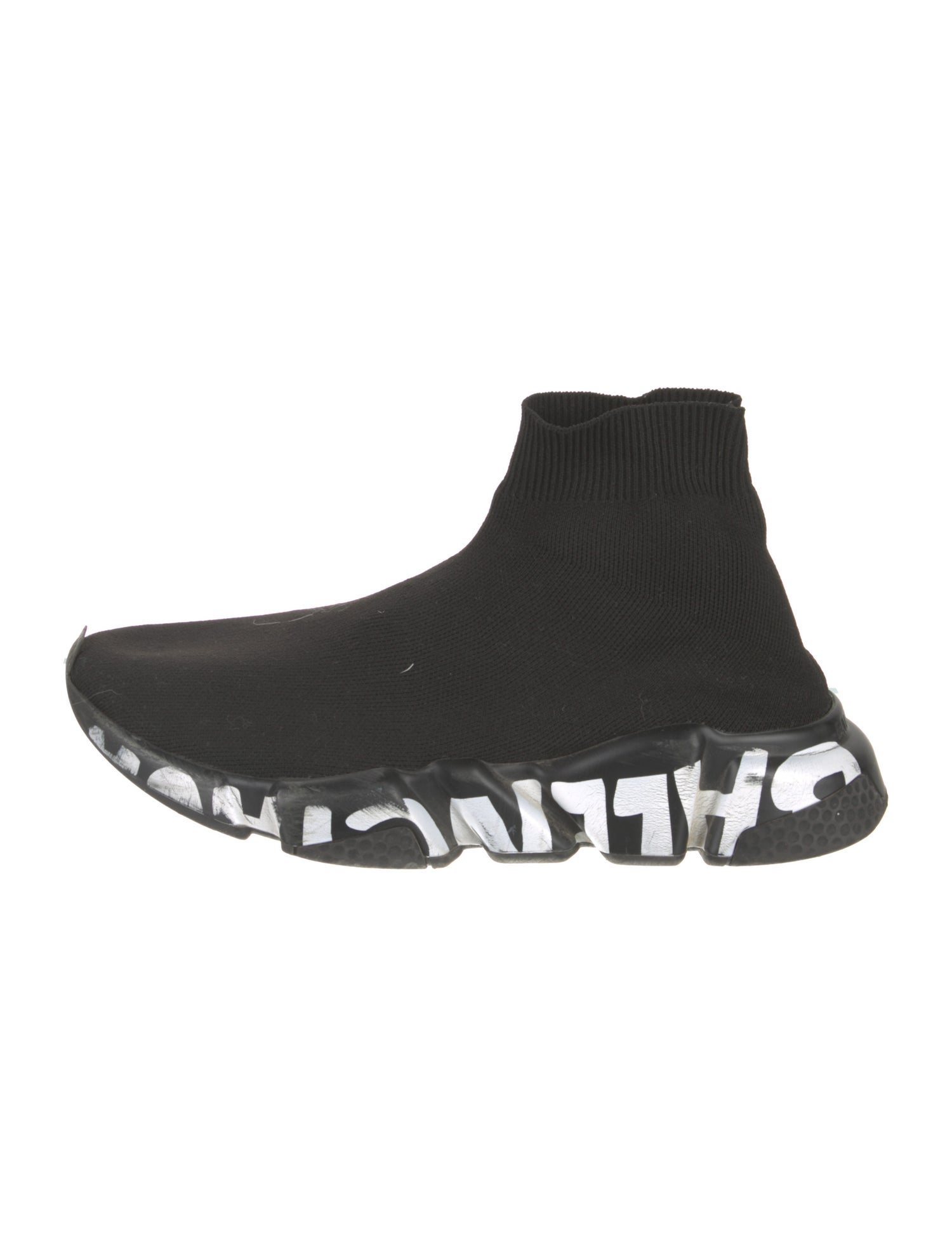 Balenciaga Sock Sneakers - Black Sneakers, Shoes - BAL269827 | The RealReal
