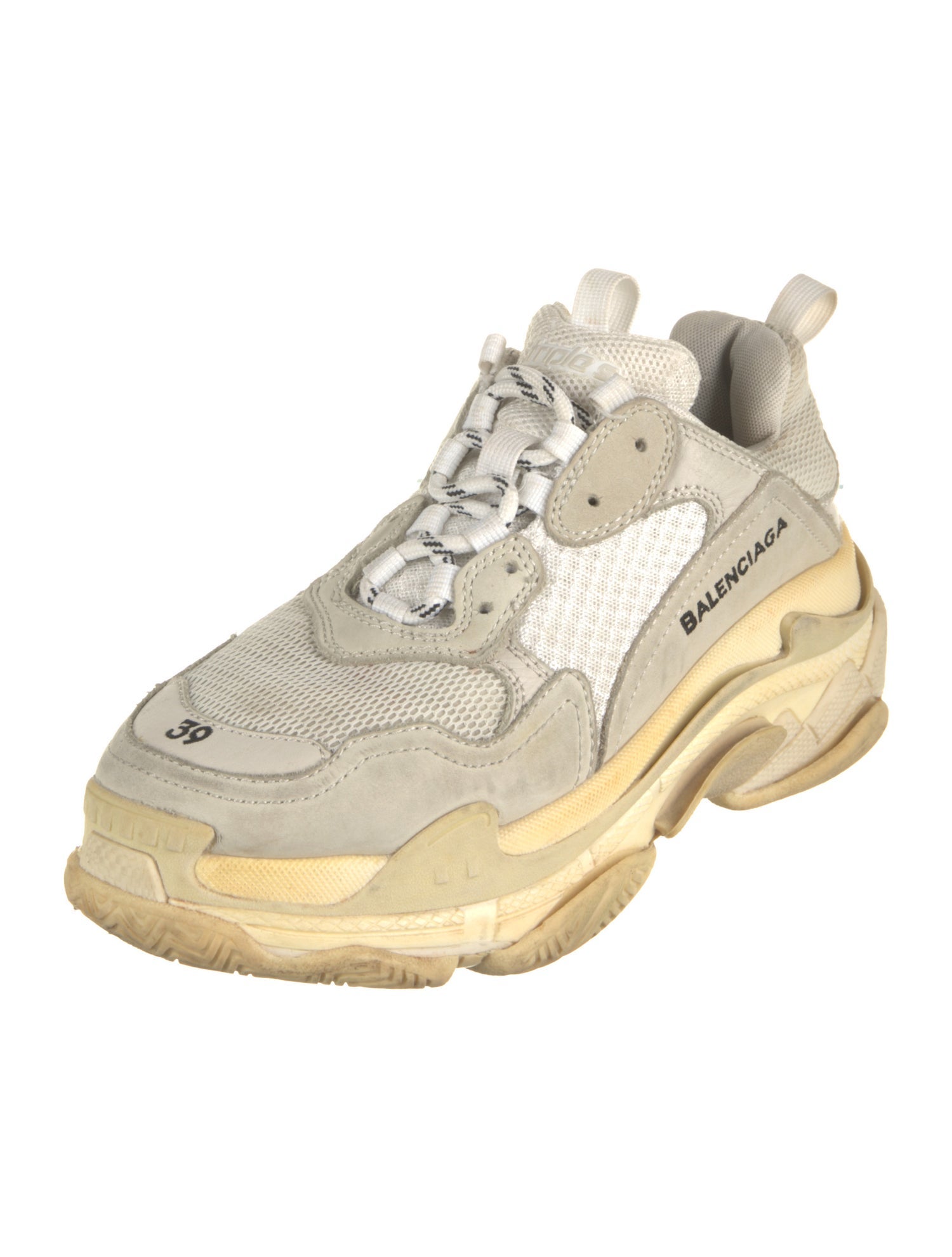 Balenciaga Triple S Chunky Sneakers - White Sneakers, Shoes - BAL267467 ...