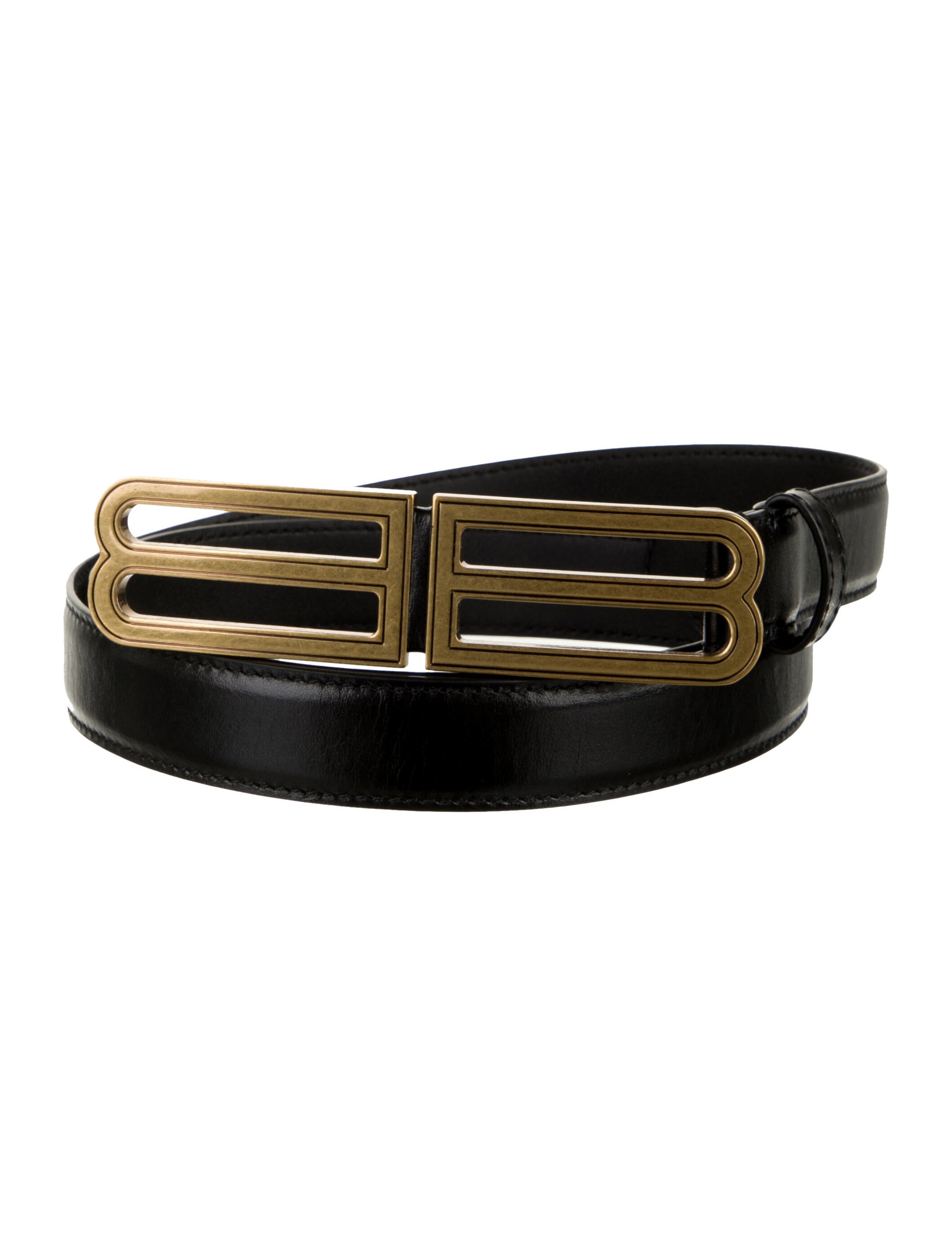 Balenciaga Skinny Leather Belt w/ Tags - Black Belts, Accessories - BAL277423 | The RealReal