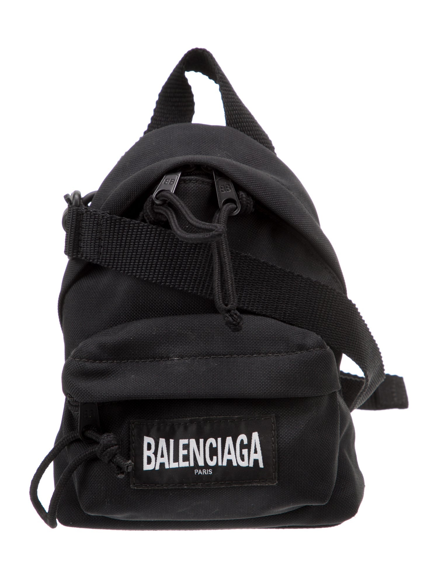 Balenciaga Canvas Mini Backpack 2021 - Black Backpacks, Bags ...