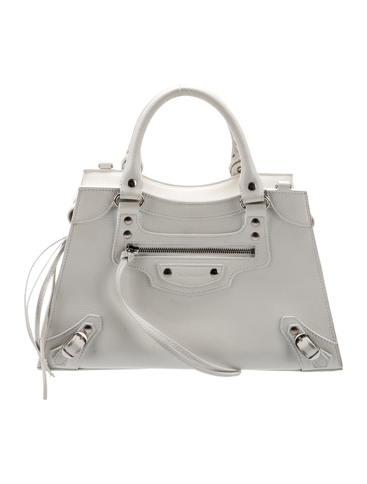 Balenciaga Neo Classic Small Handle Bag - White Handle Bags, Handbags ...