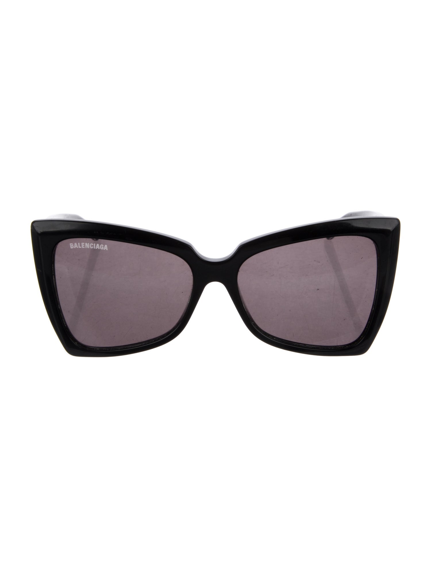 Balenciaga Cat-Eye Tinted Sunglasses - Black Sunglasses, Accessories ...
