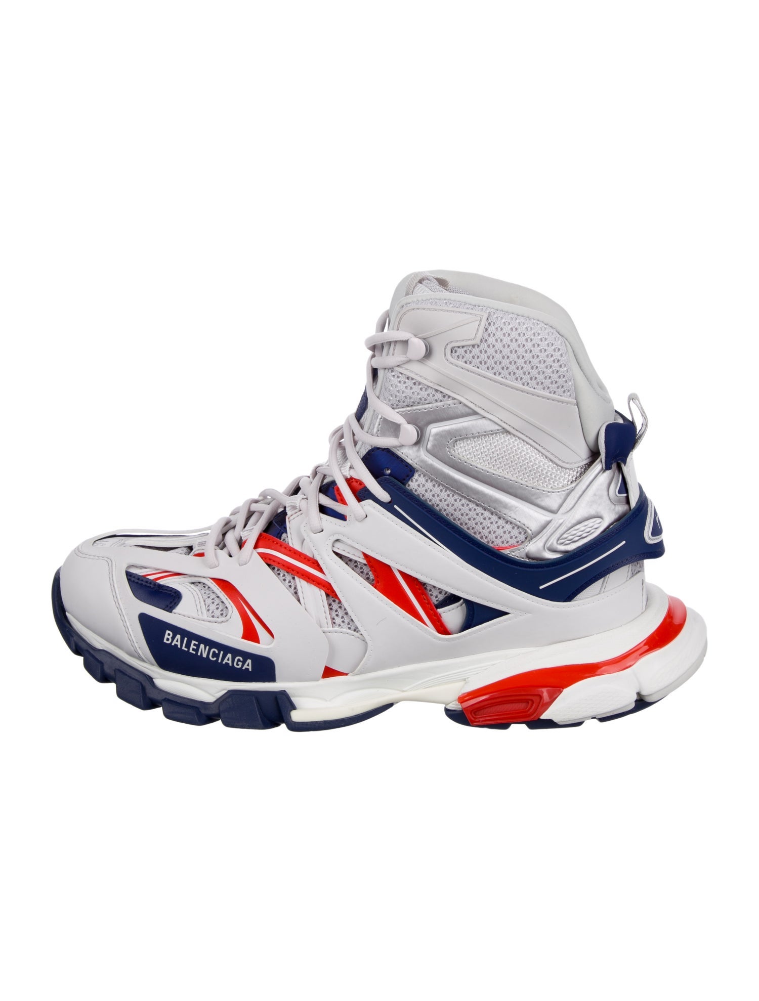 Balenciaga Track High Athletic Sneakers - White Sneakers, Shoes ...