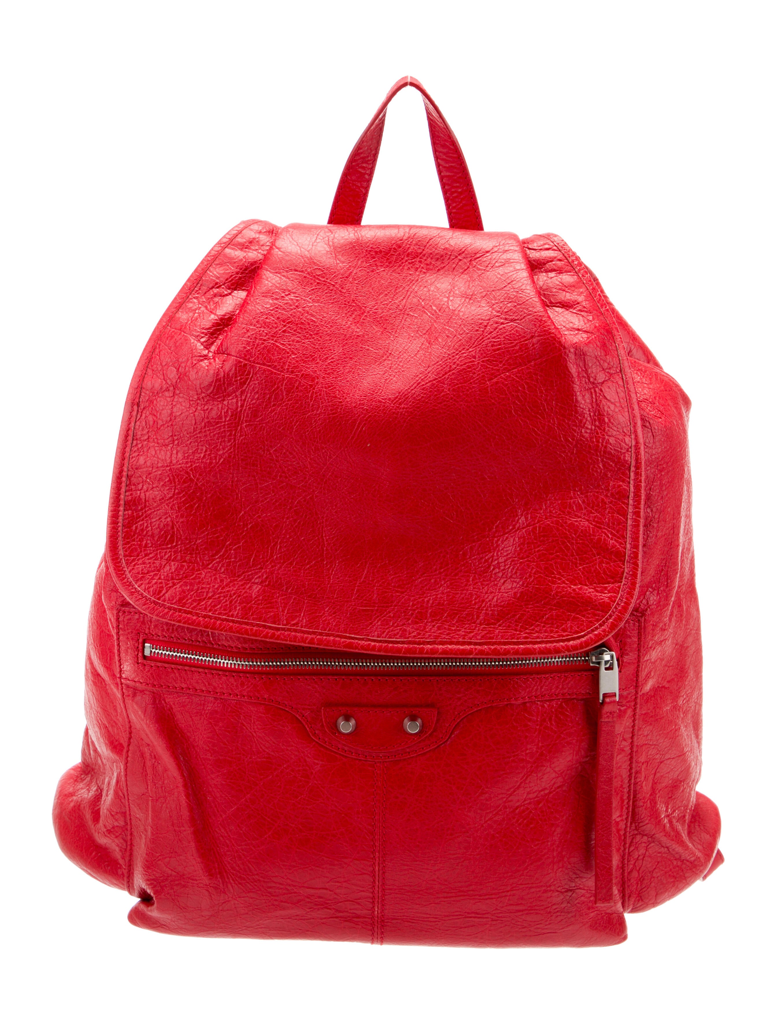 Balenciaga Leather Backpack - Backpacks, Handbags | The RealReal