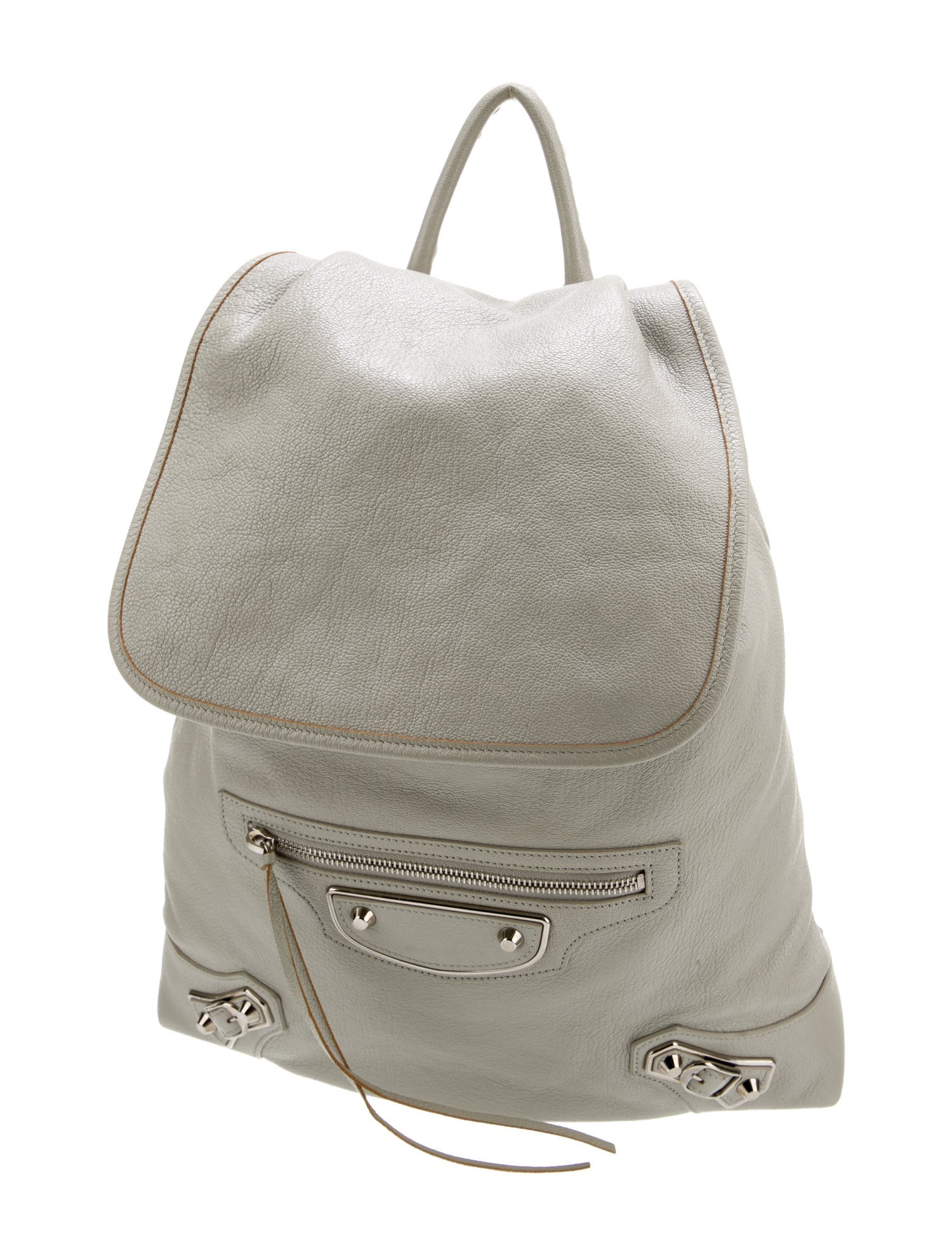 Longchamp Solid Leather Backpack - Neutrals Backpacks, Handbags ...