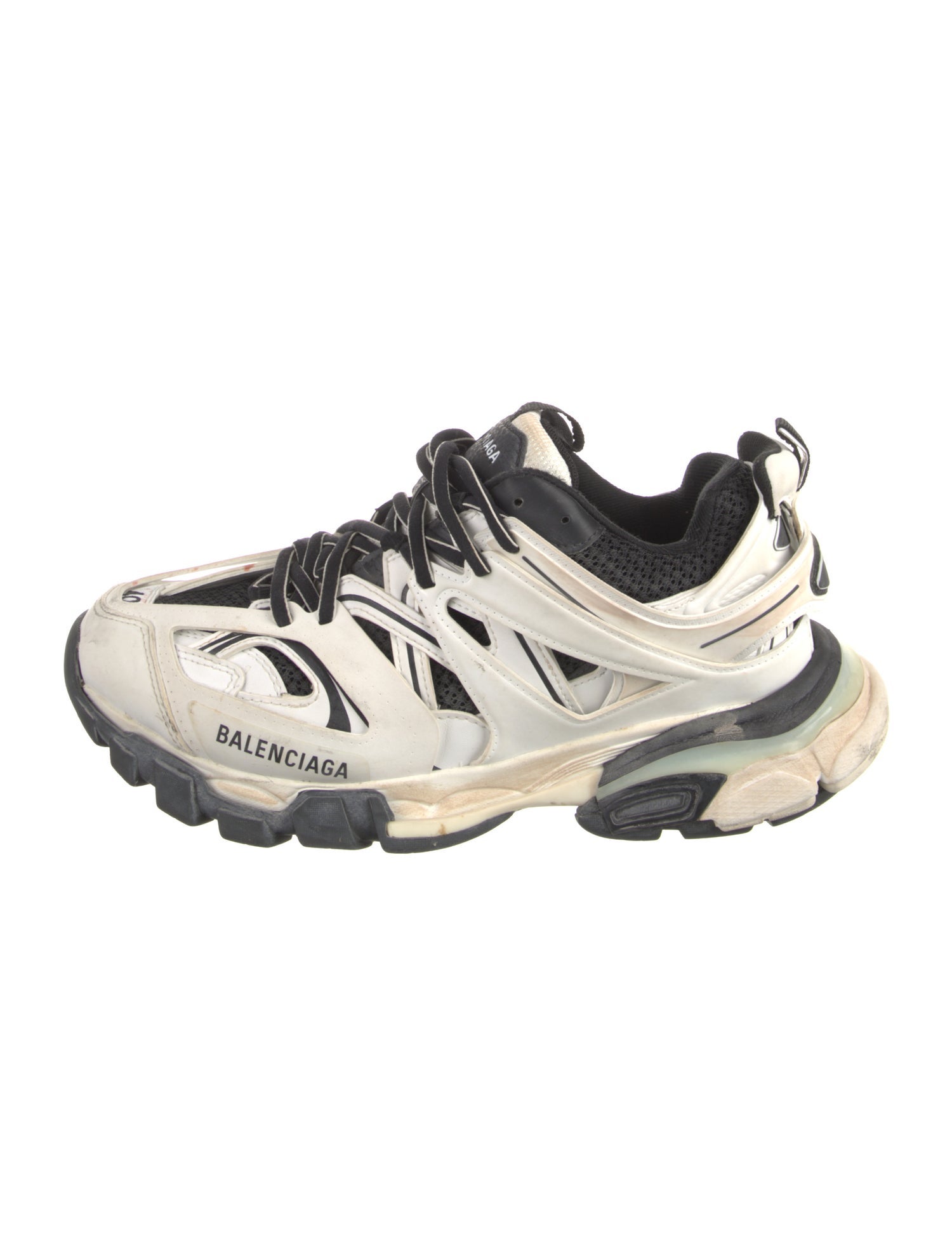 Balenciaga Track Worn Out Athletic Sneakers - White Sneakers, Shoes ...