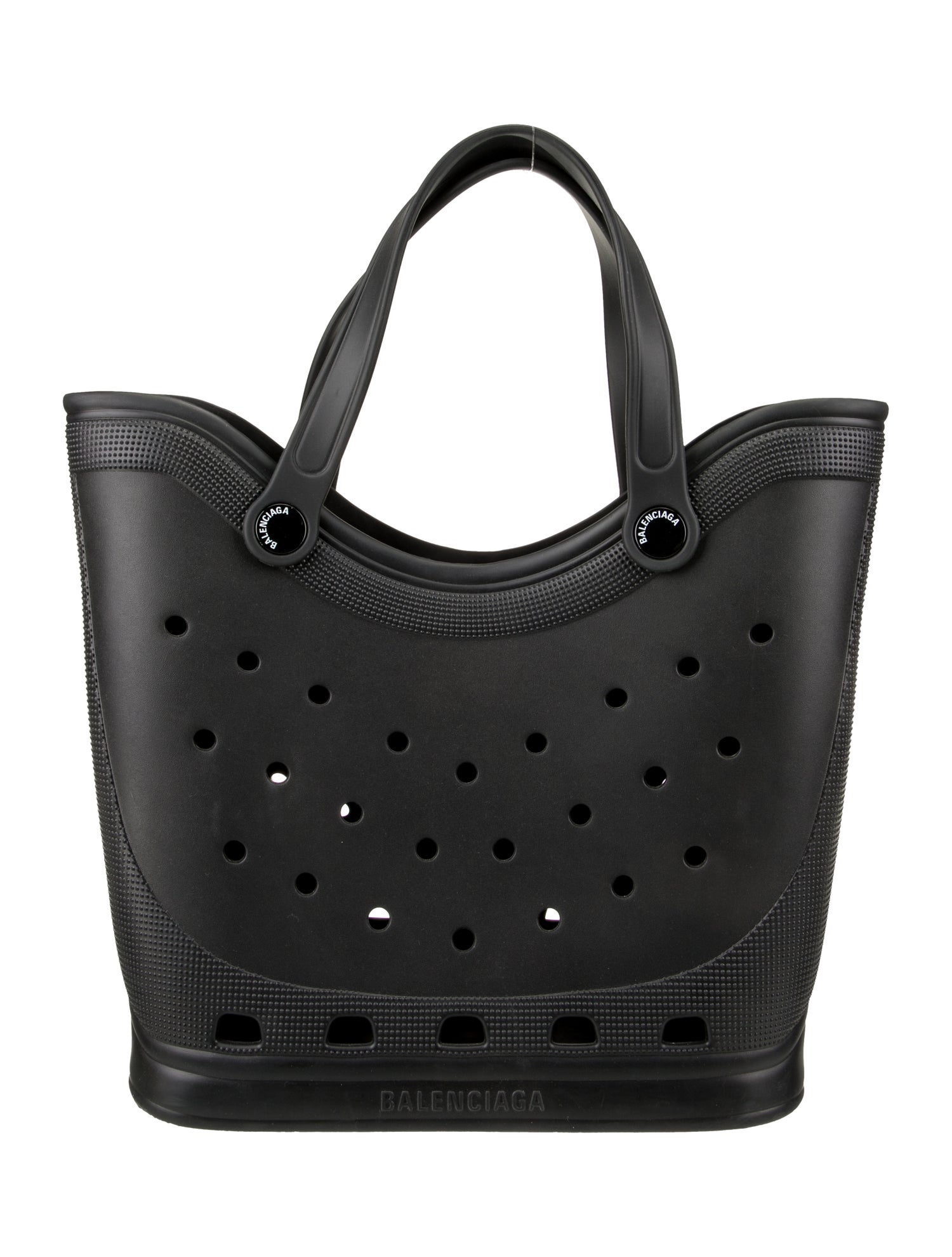 Balenciaga x Crocs Rubber Tote Large - Black Totes, Handbags ...