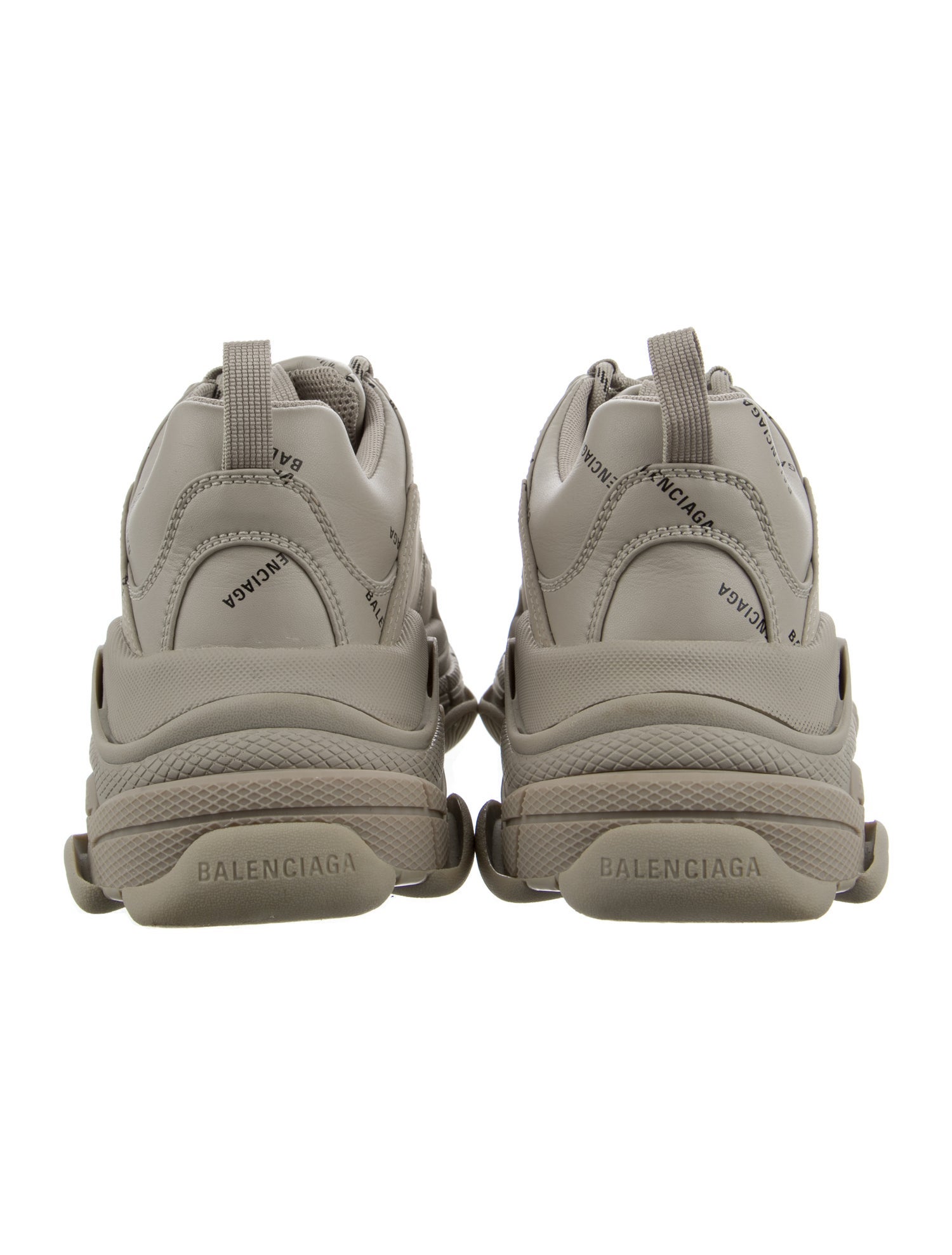 Balenciaga Leather Sneakers - Neutrals Sneakers, Shoes - BAL306129 ...