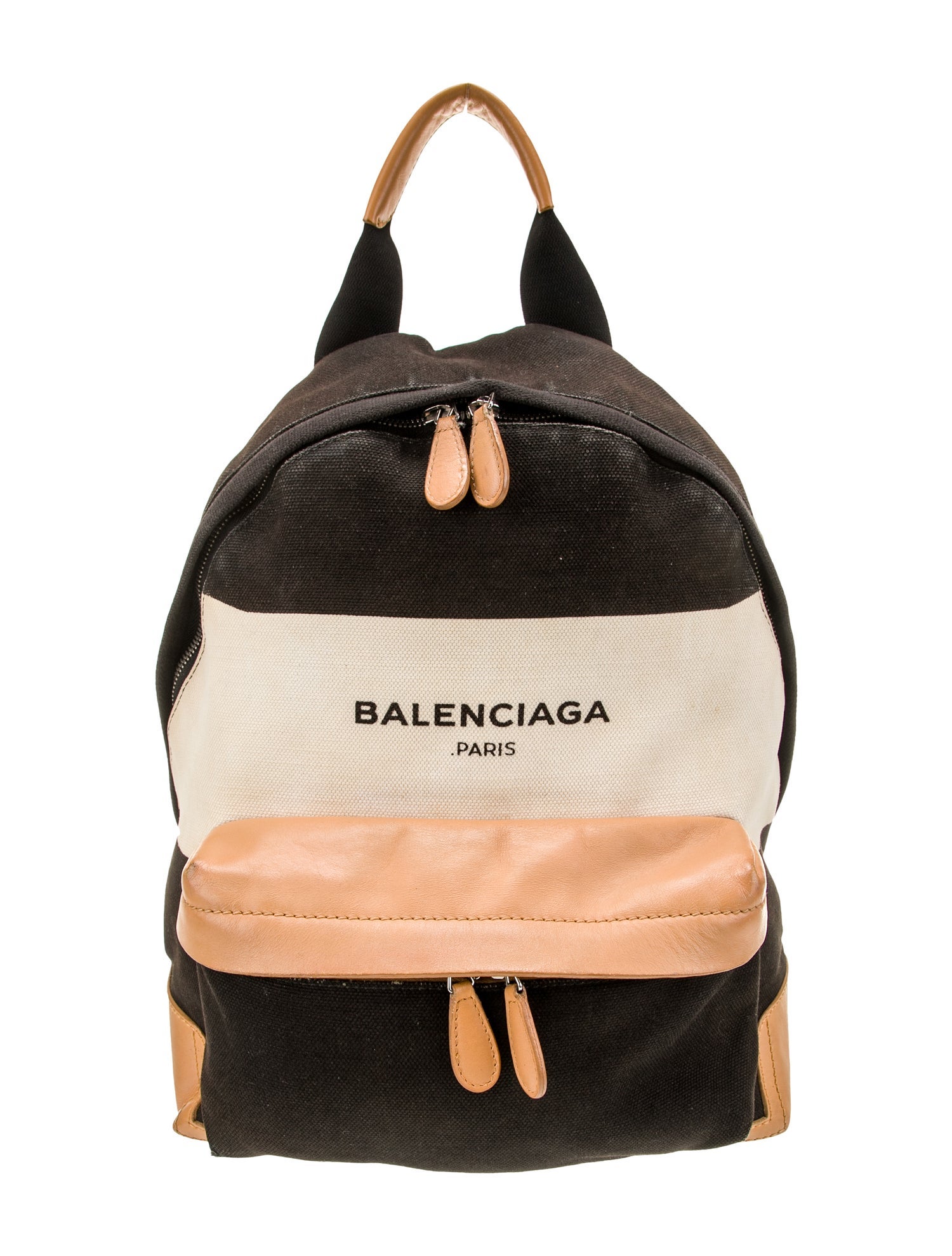 Balenciaga Leather Backpack - Neutrals Backpacks, Handbags - BAL314972 ...