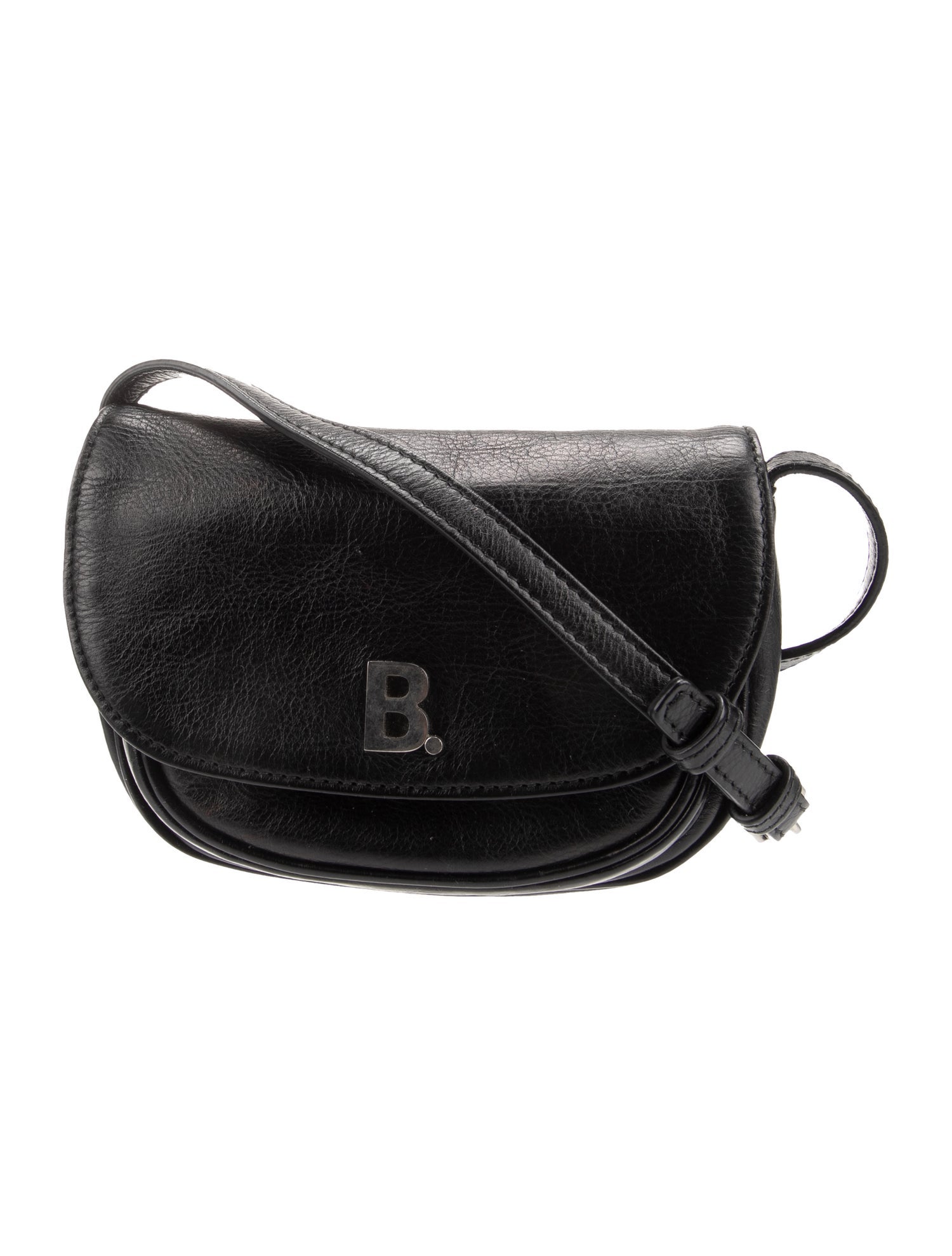 Balenciaga Leather Crossbody Bag - Black Mini Bags, Handbags ...