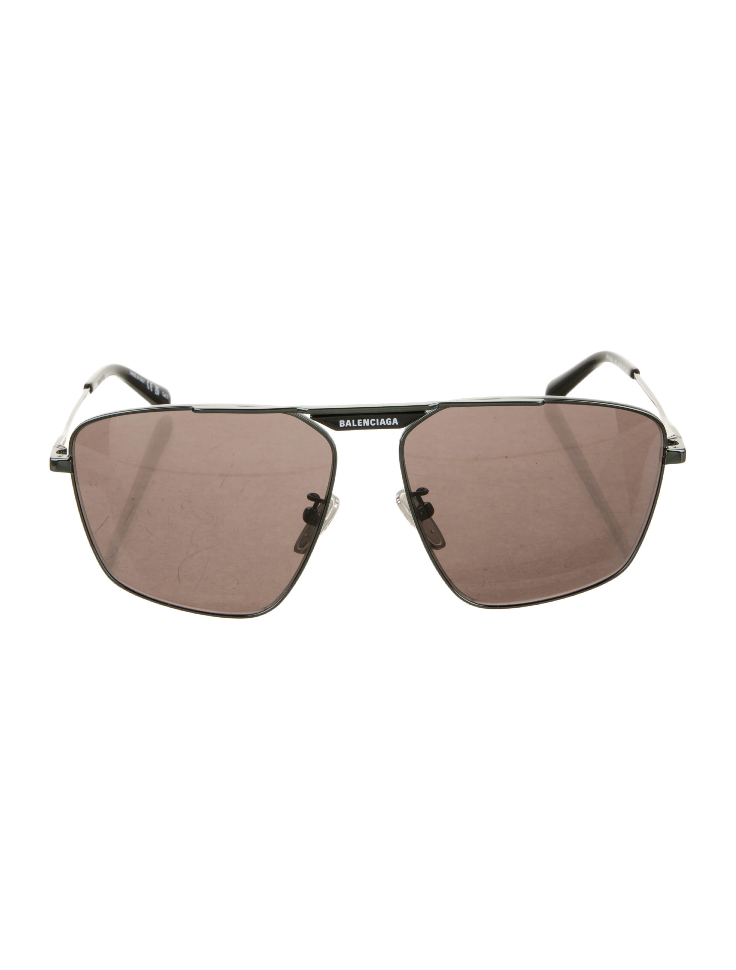Balenciaga Aviator Tinted Sunglasses - Black Sunglasses, Accessories ...