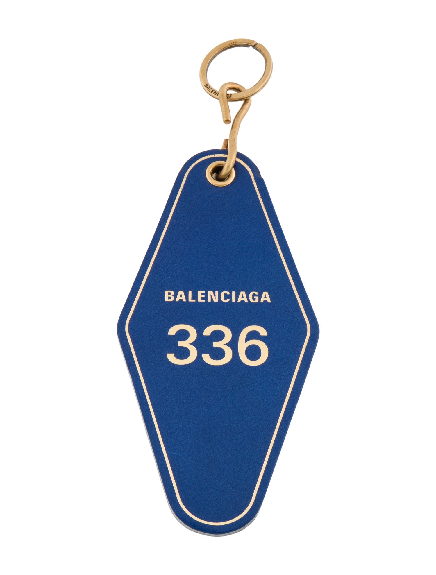 Balenciaga Leather Bag Charm - Blue Keychains, Accessories - BAL334045 ...