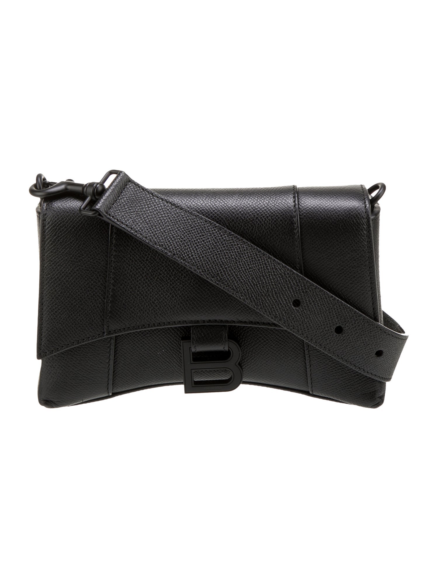 Balenciaga Leather Downtown X - Black Crossbody Bags, Handbags ...